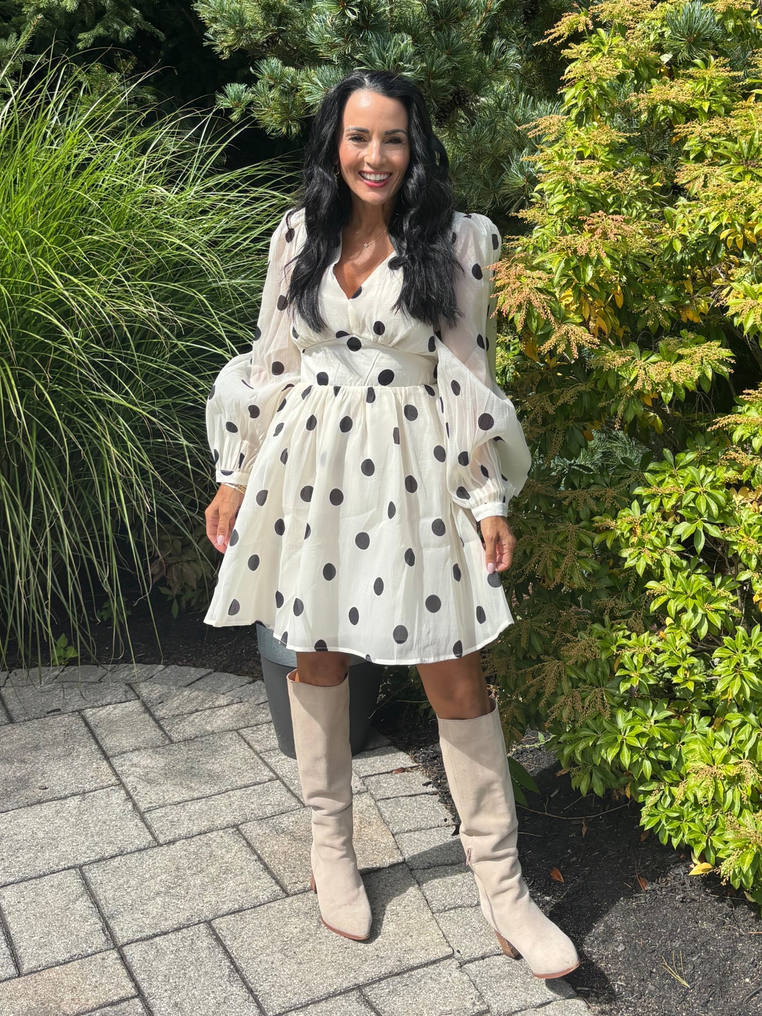 SARA MINI DRESS - DOTTED CHIFFON … curated on LTK