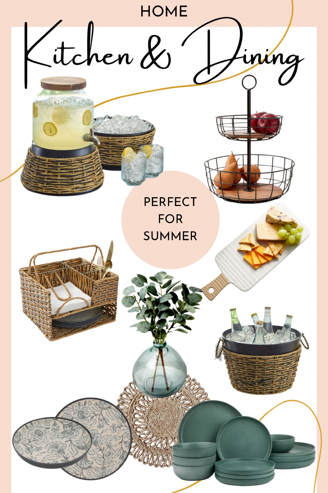 Iron and Mangowood Wire 2-Tier … curated on LTK