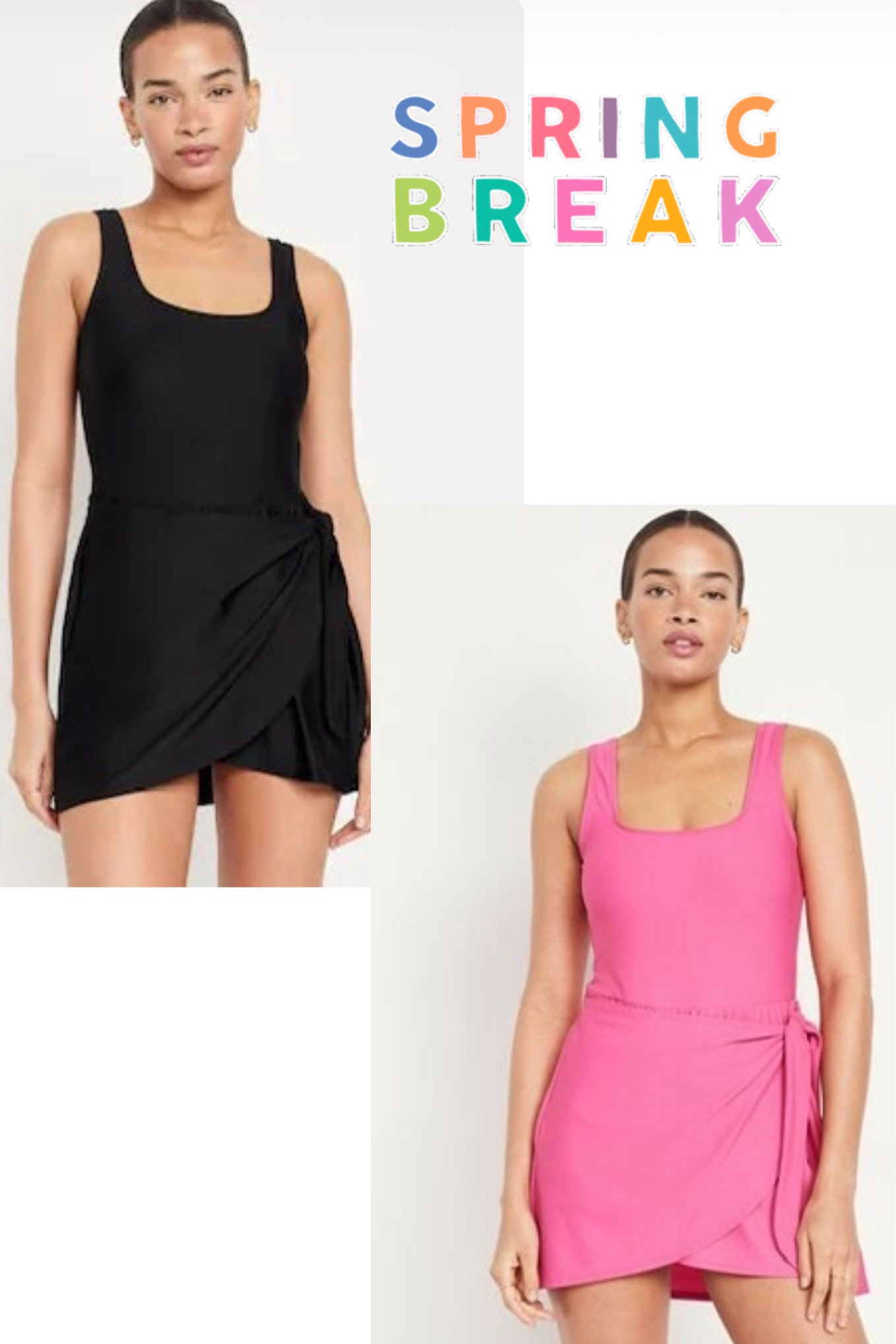 Side-Tie Swim Dress curated on LTK