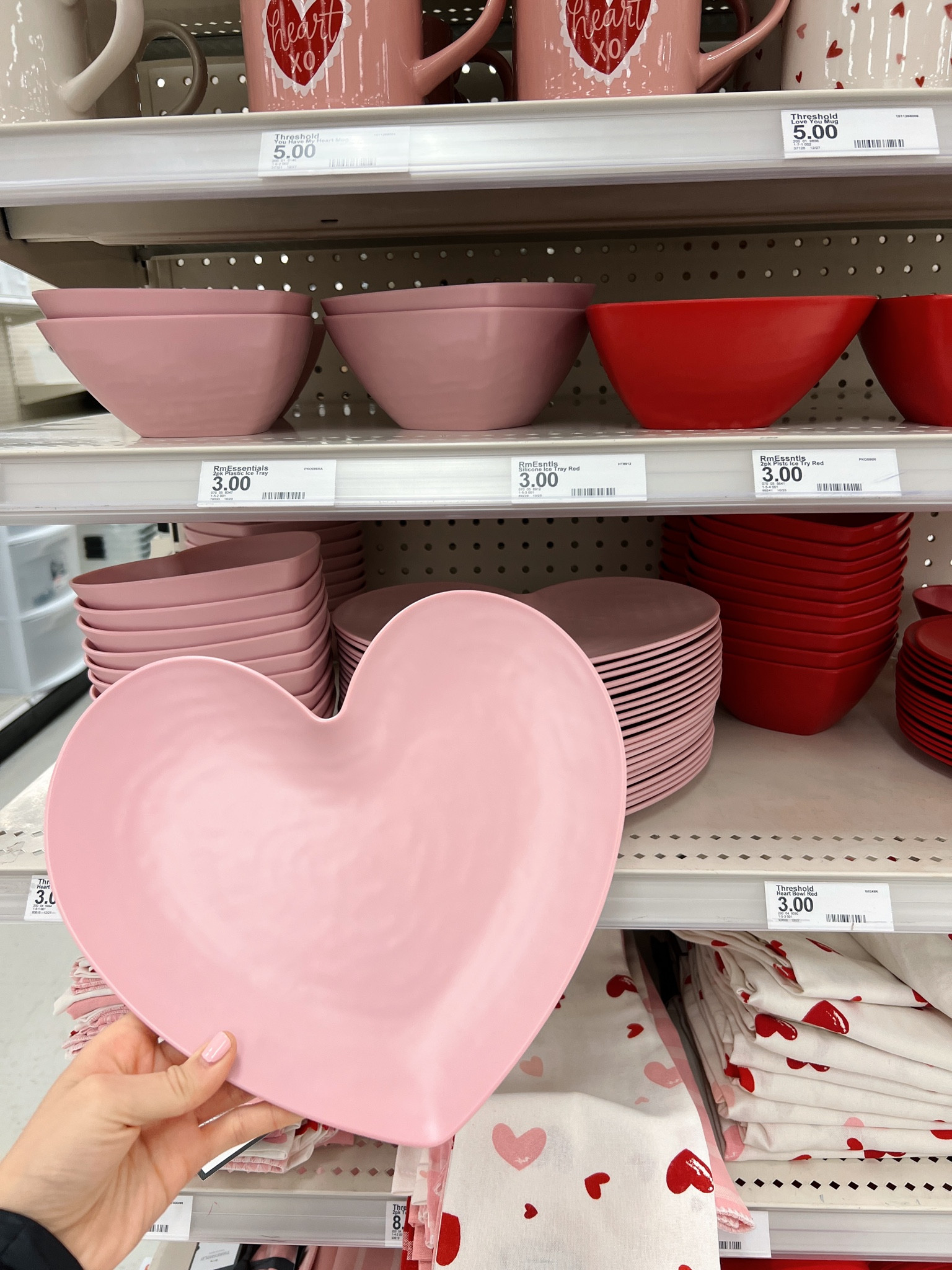 11" x 9" Plastic Heart Plate - … curated on LTK