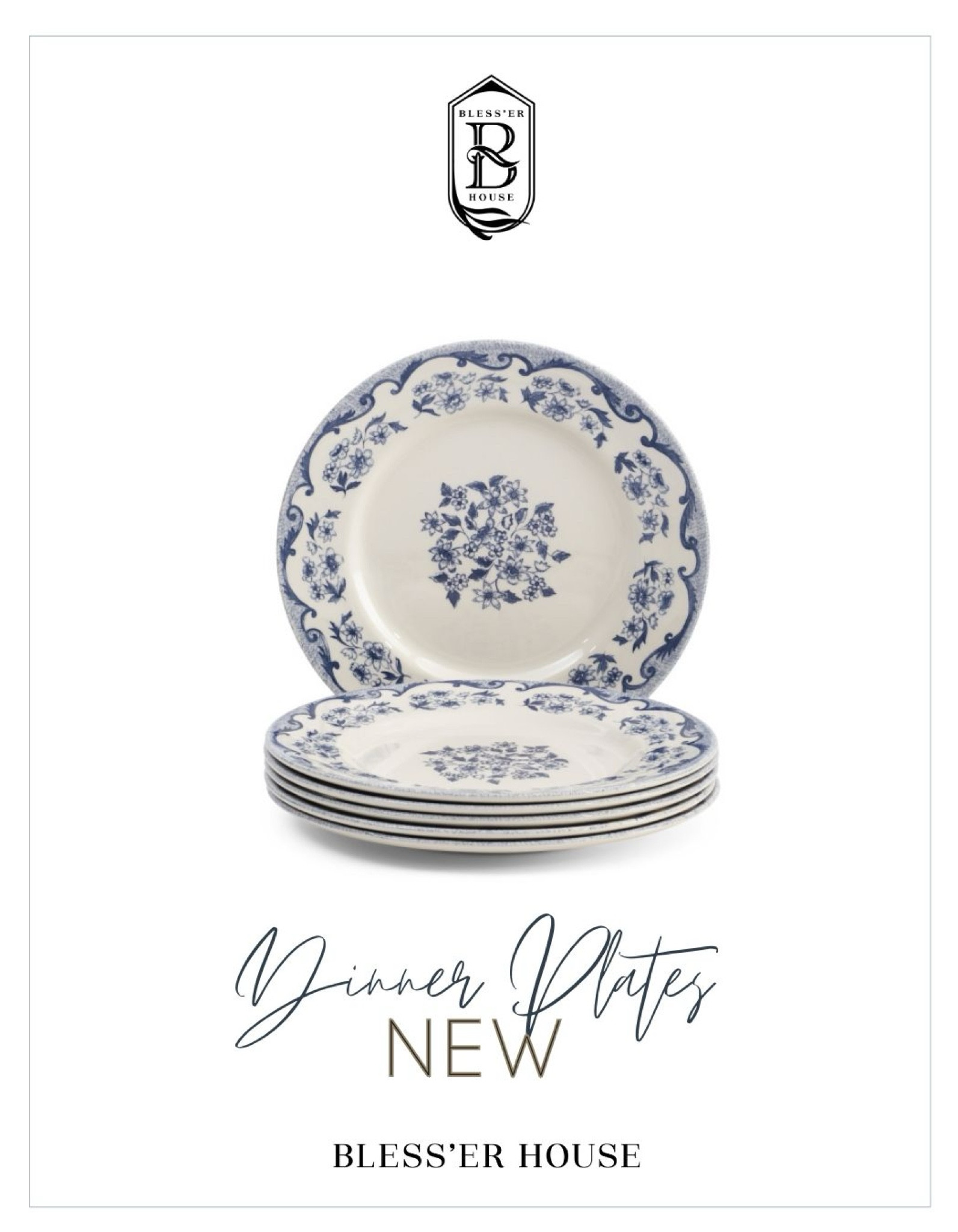 6pk French Toile Dinner Plates curated on LTK