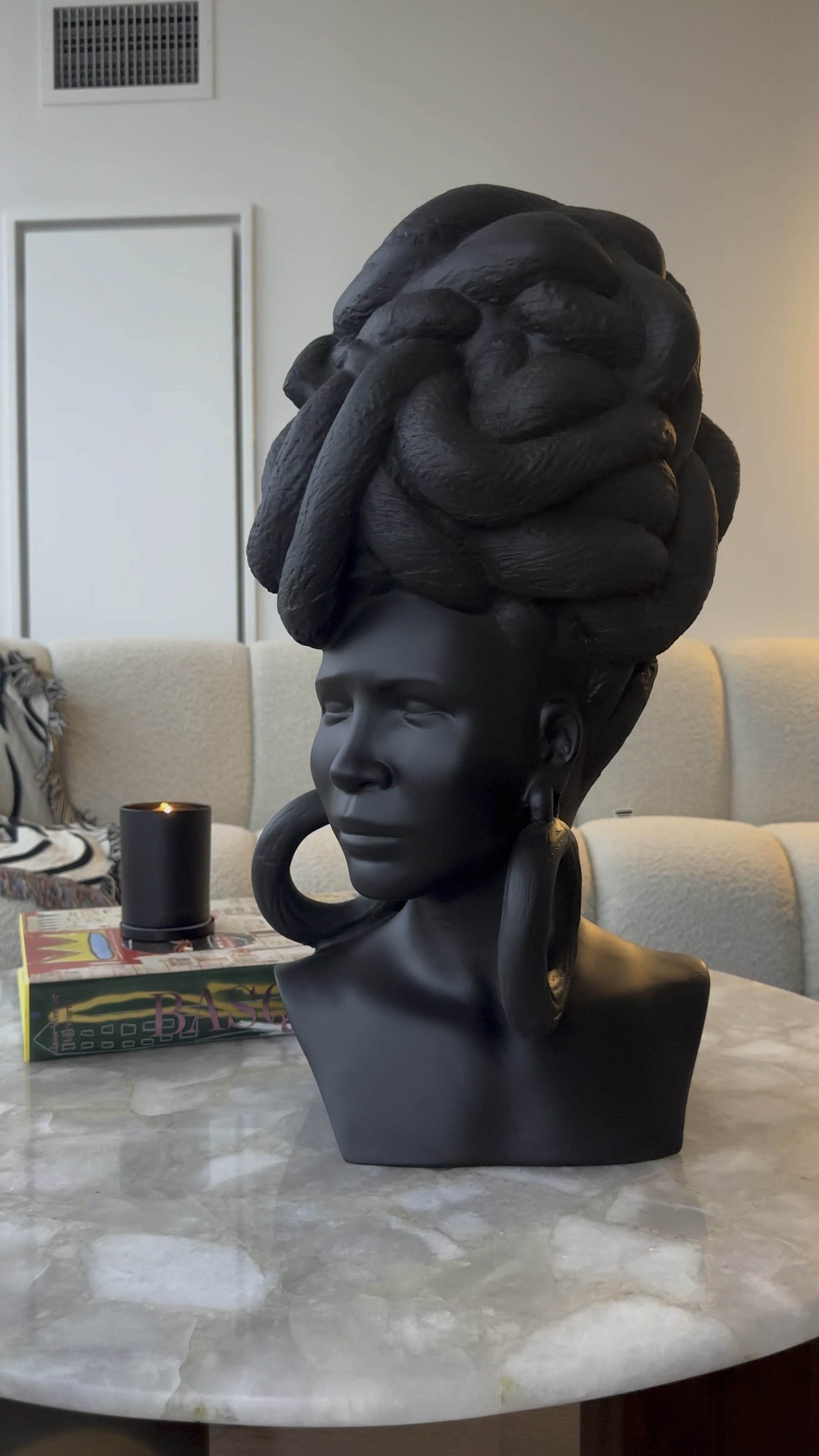 Weaver Bird Black Fiber Clay Bust … curated on LTK