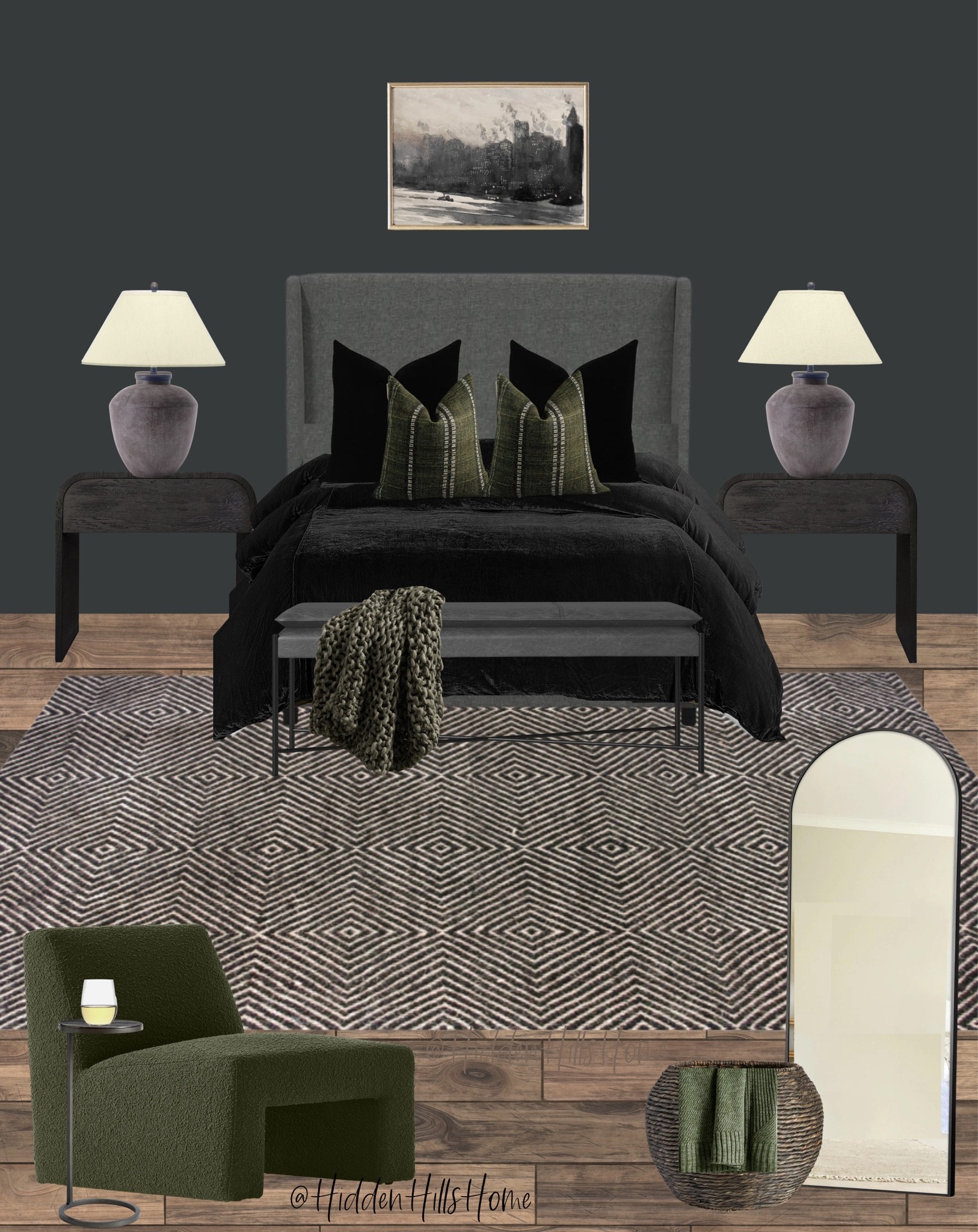 Tilly Upholstered Bed curated on LTK
