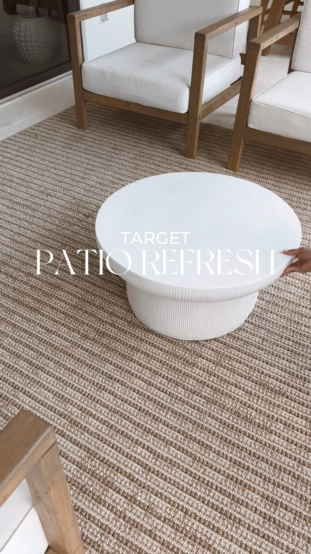 Faux Stone Patio Coffee Table - … curated on LTK