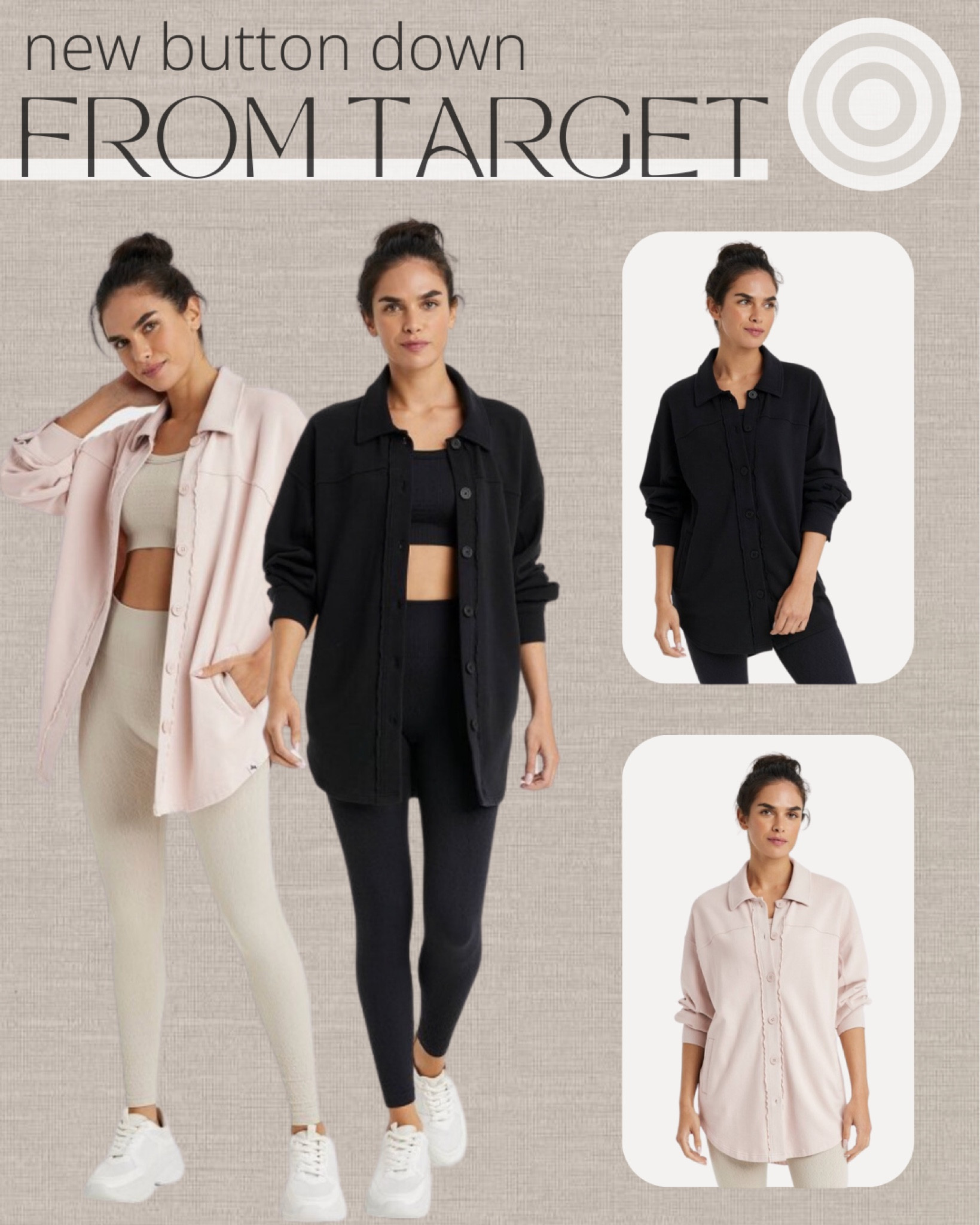 Women's French Terry Button Down … curated on LTK