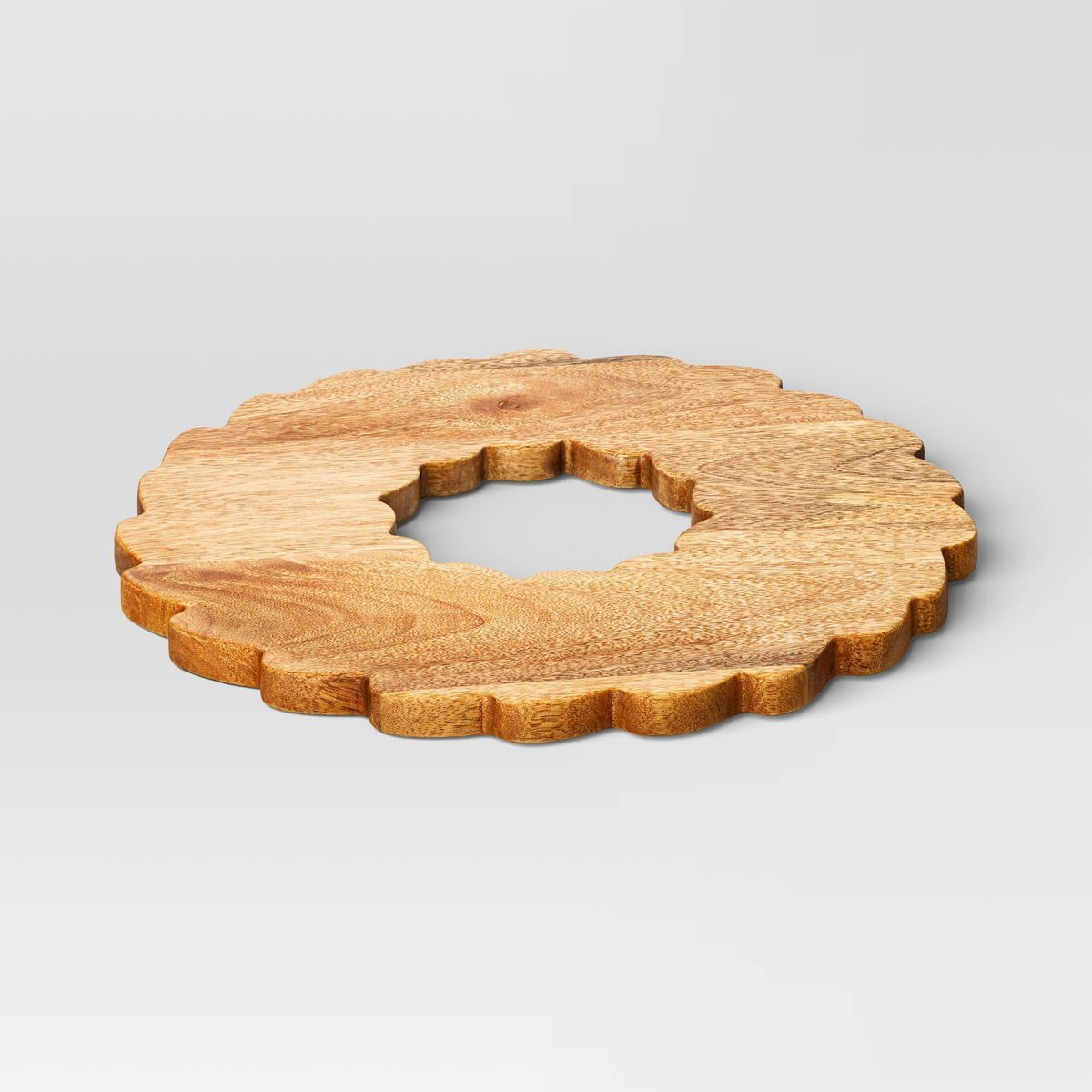 Wood Wreath Serving Tray Brown - … curated on LTK