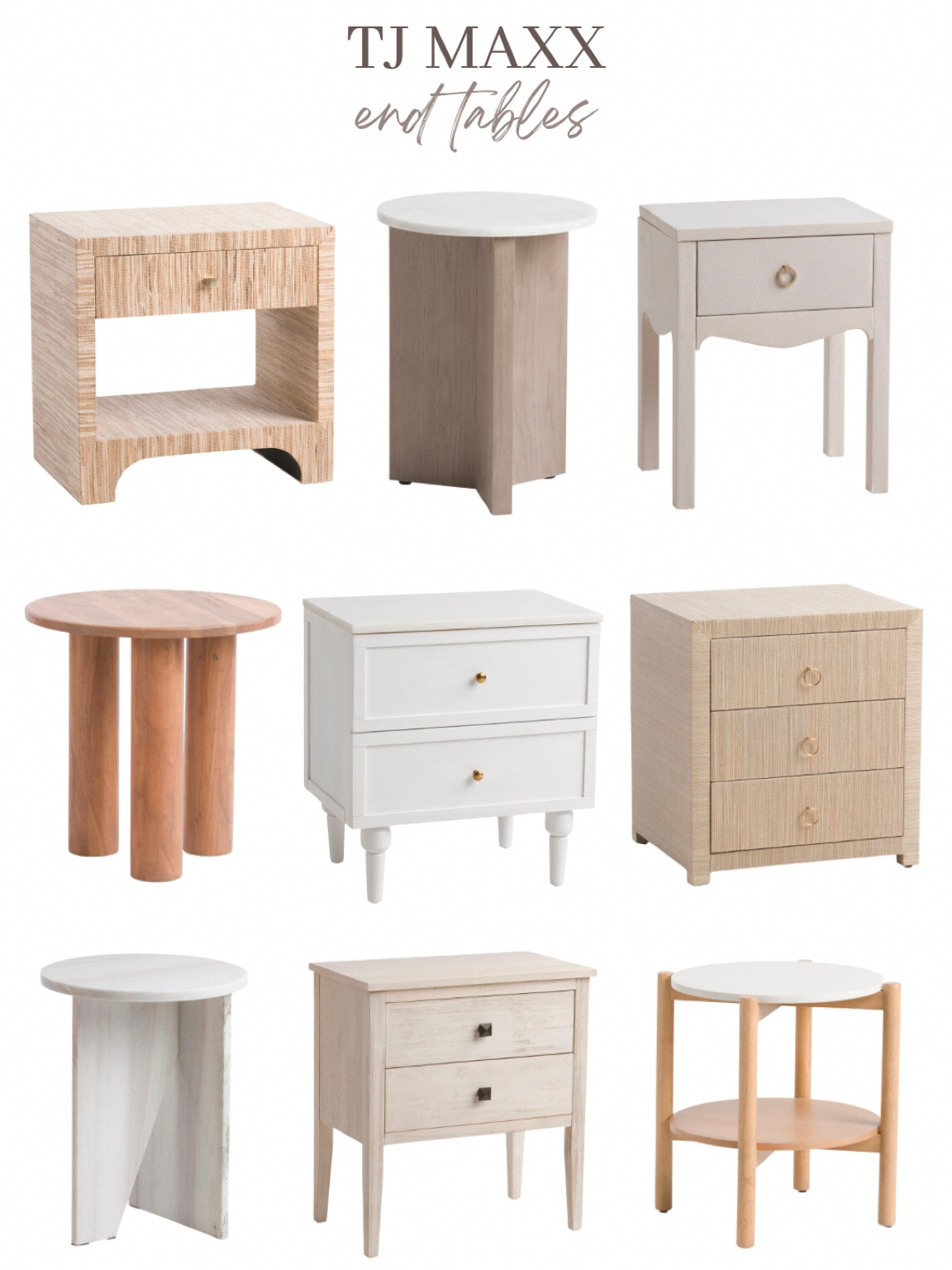 Wooden Round Leg Side Table curated on LTK