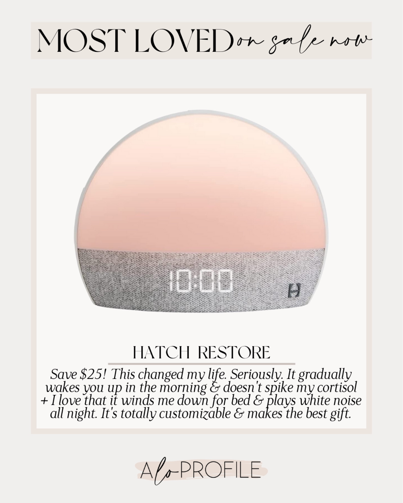 Hatch Restore - Sound Machine, … curated on LTK