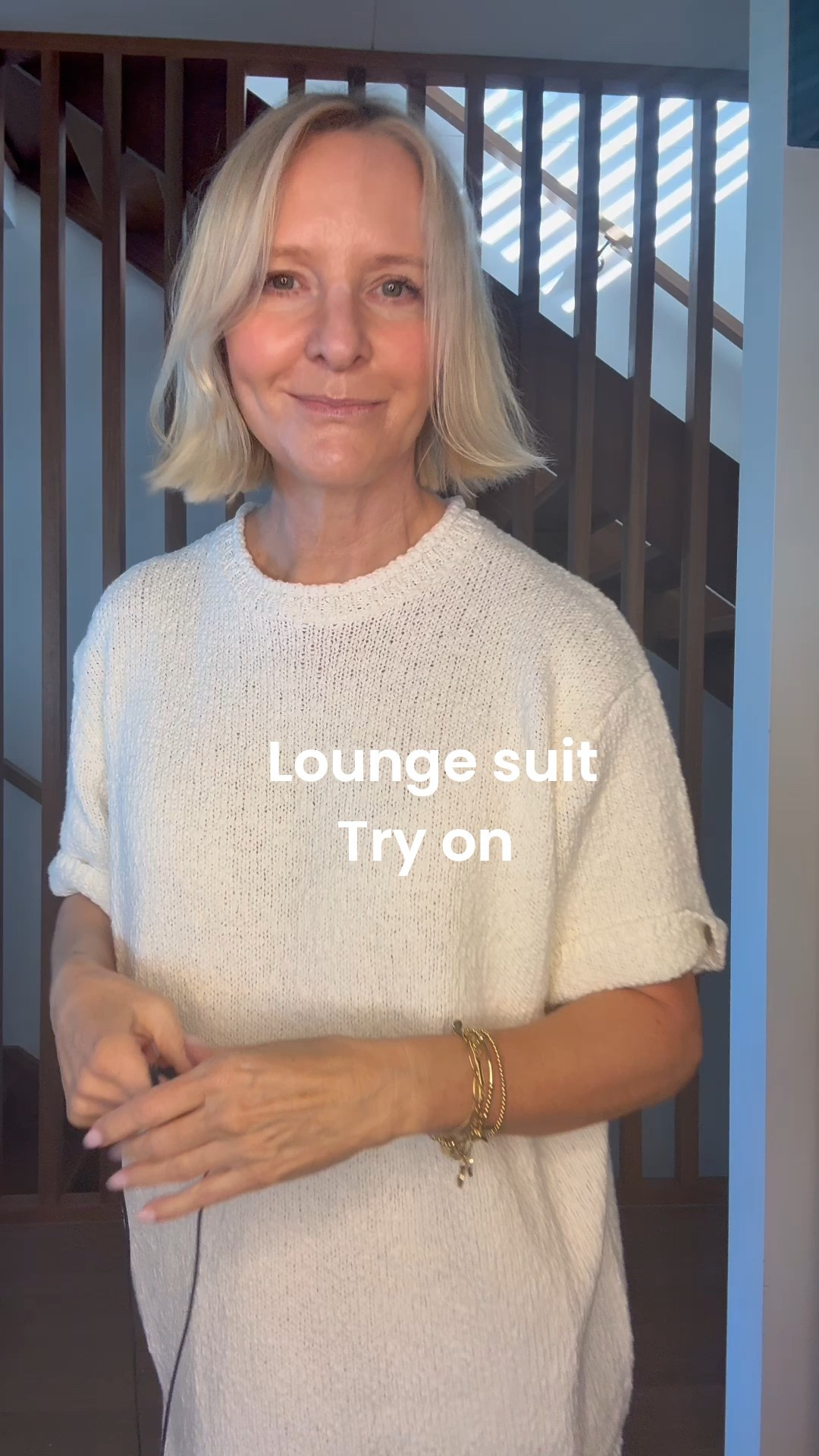 SUE OFF WHITE KNIT TEE curated on LTK