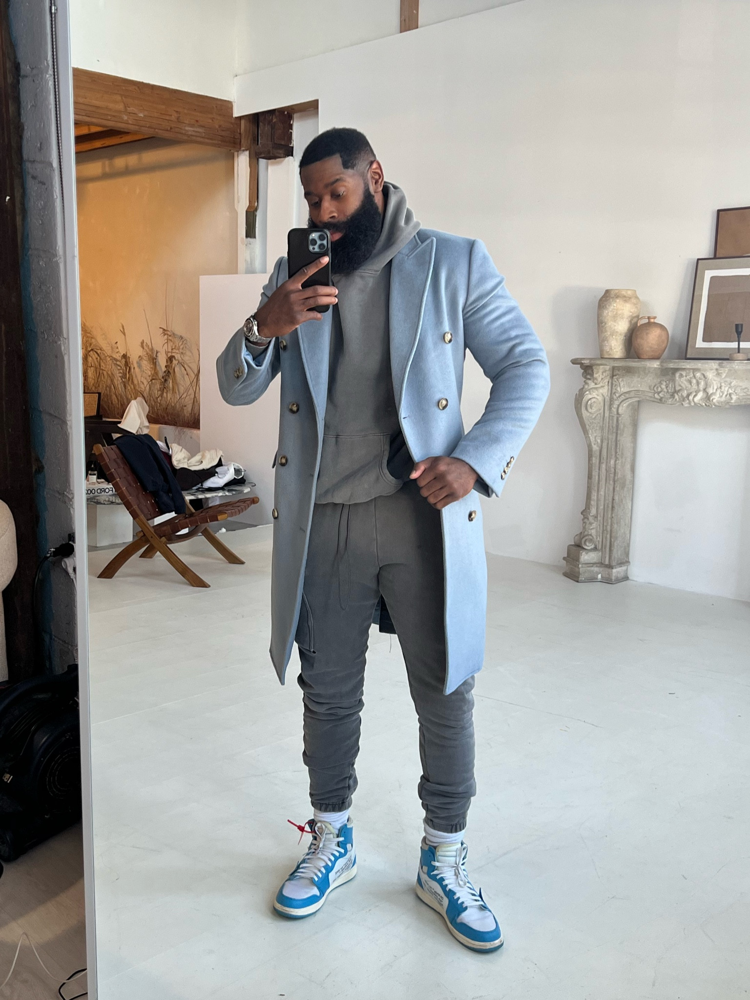 Dusty Blue Double Breasted … curated on LTK