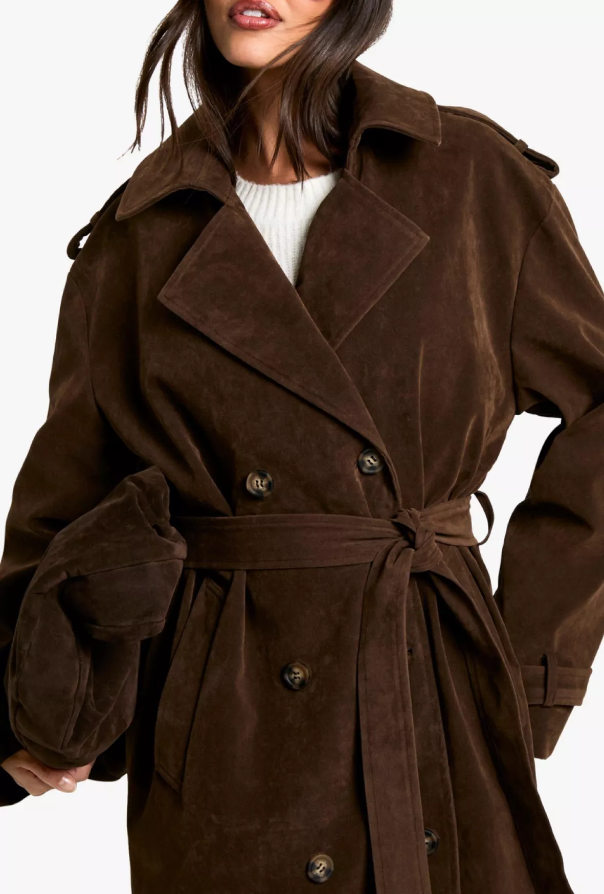 Vintage Suede Look Trench Coat curated on LTK Vintage Suede Look Trench Coat curated on LTK