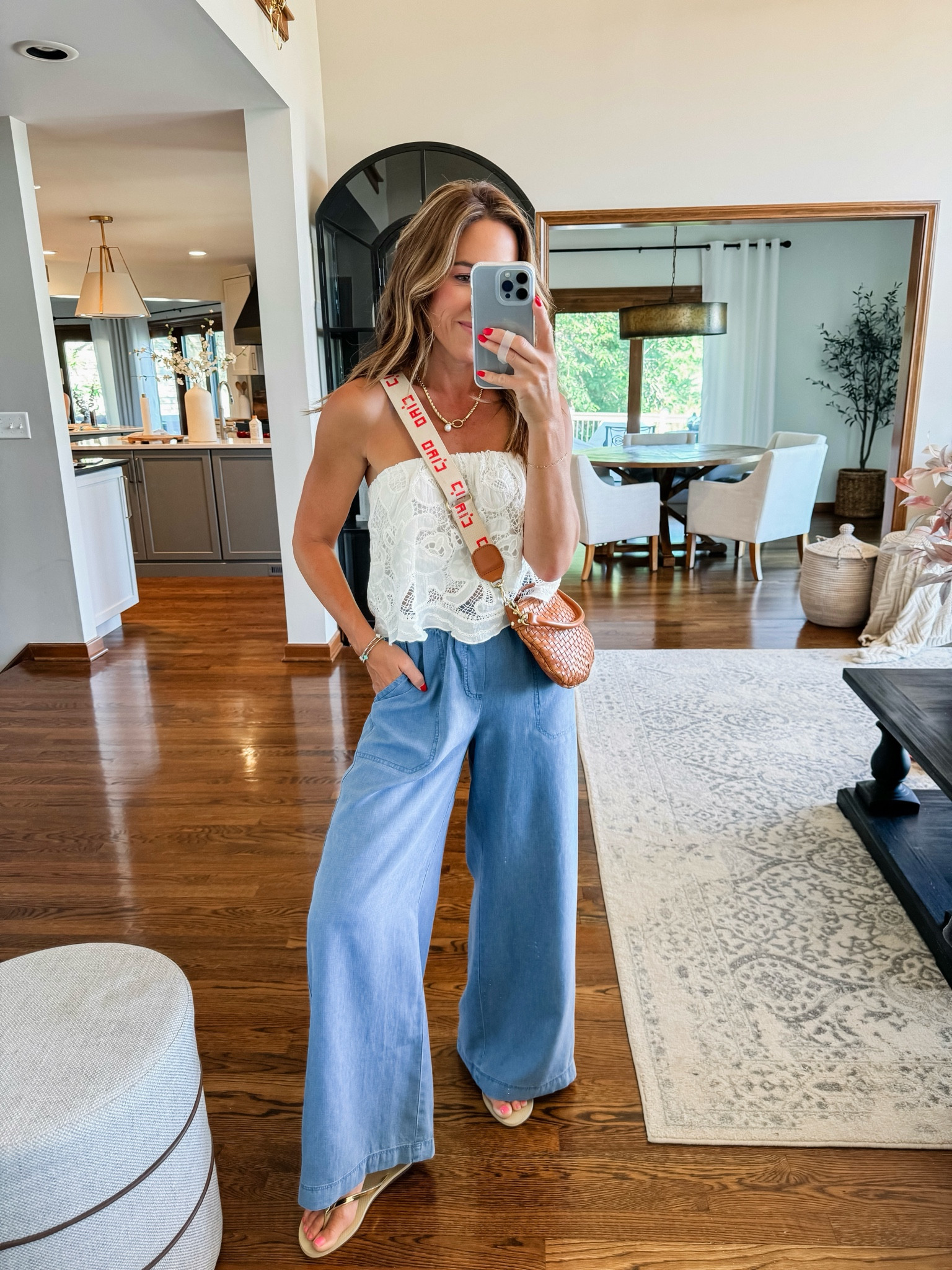 Evren Embroidered Strapless Top curated on LTK