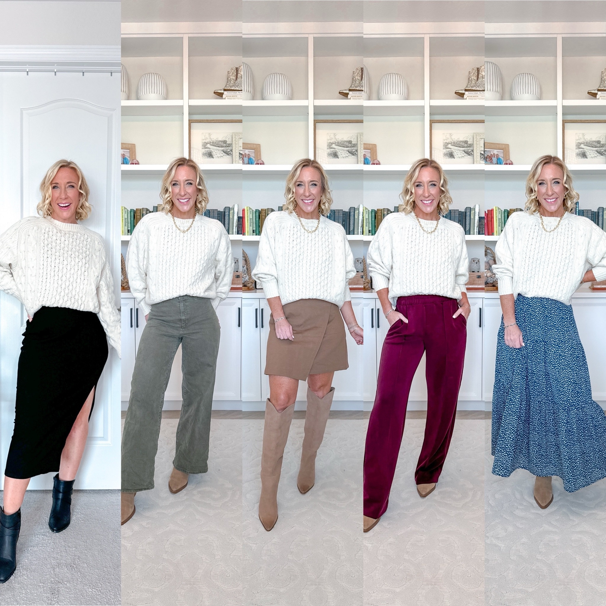 Women's Crewneck Cable Knit … curated on LTK