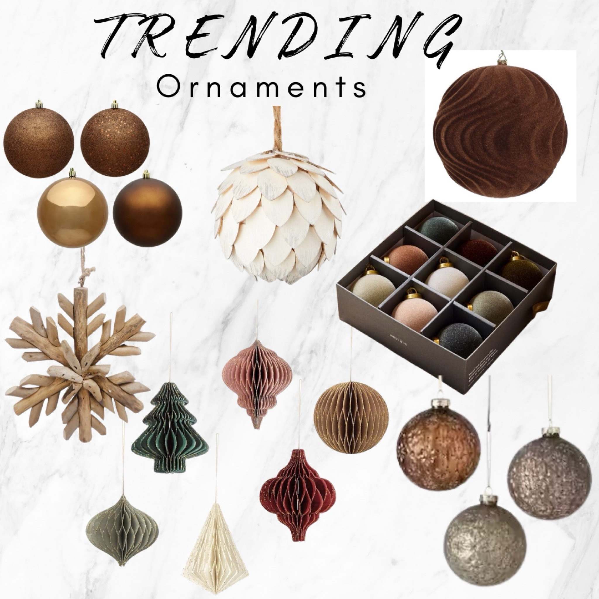 Vickerman 6" Flocked Wave Ball … curated on LTK