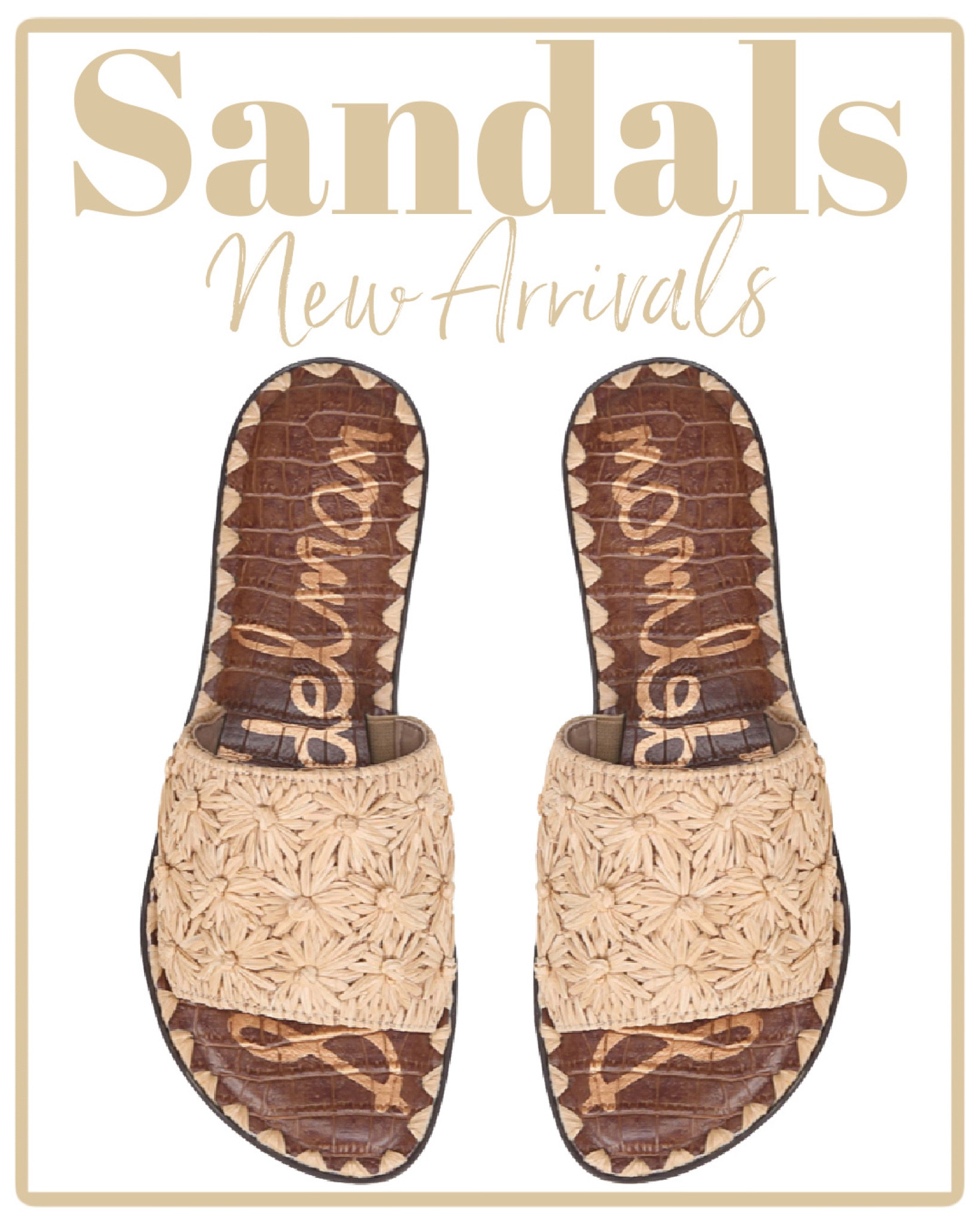 Sam Edelman Raffia Slide Sandal curated on LTK