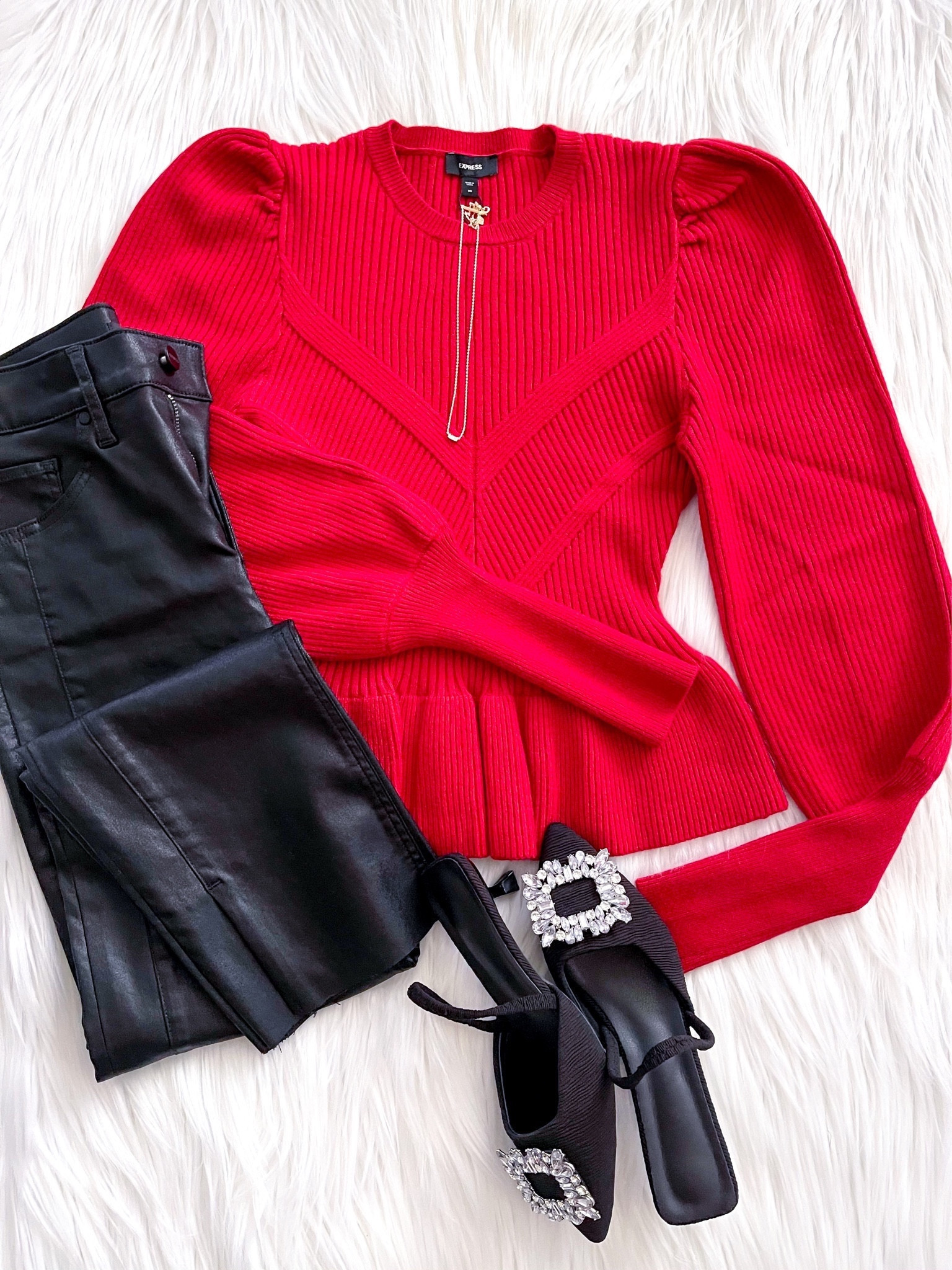 High Waisted Black Coated Raw … curated on LTK