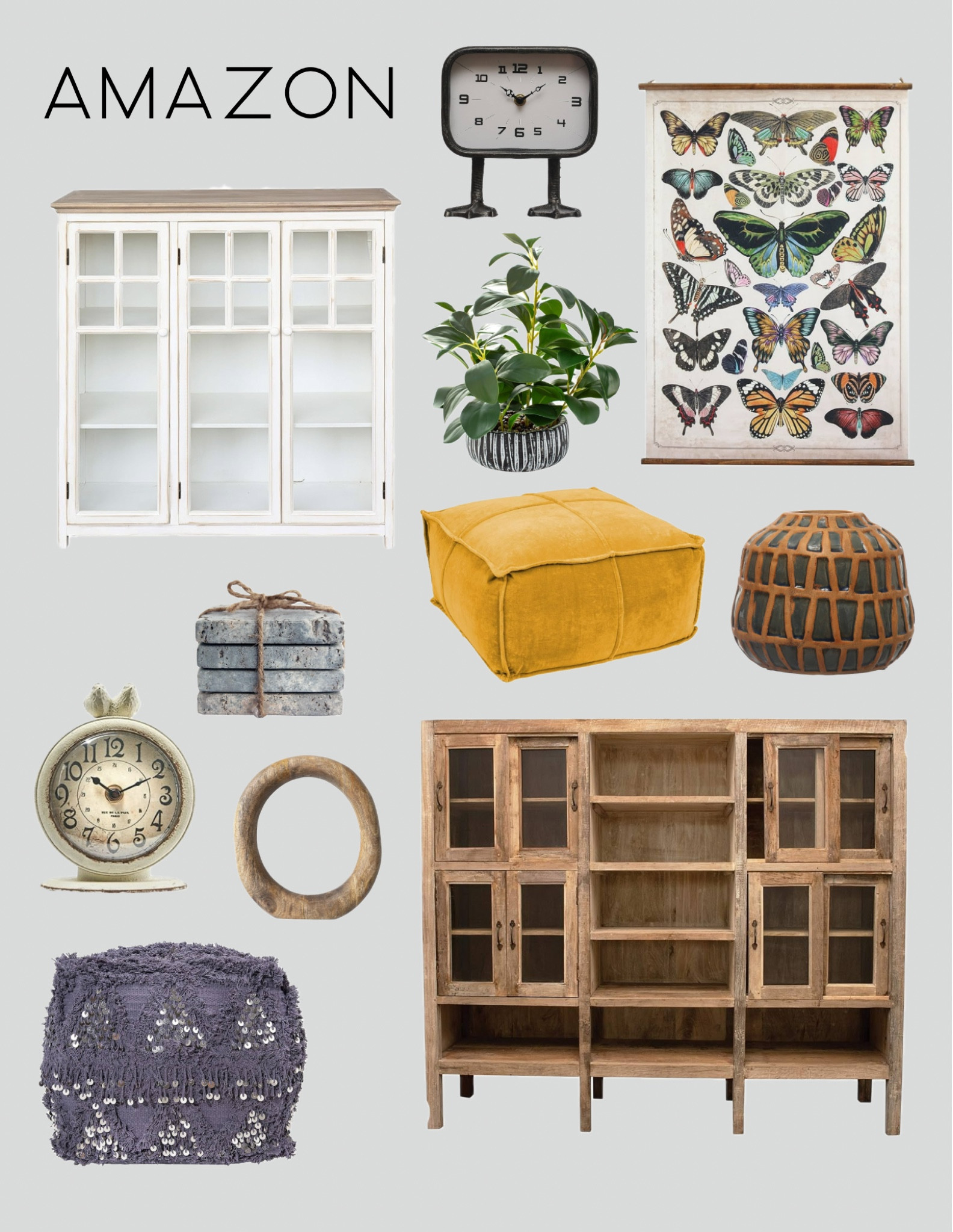Creative Co-Op Wood Shelves & 3 … curated on LTK