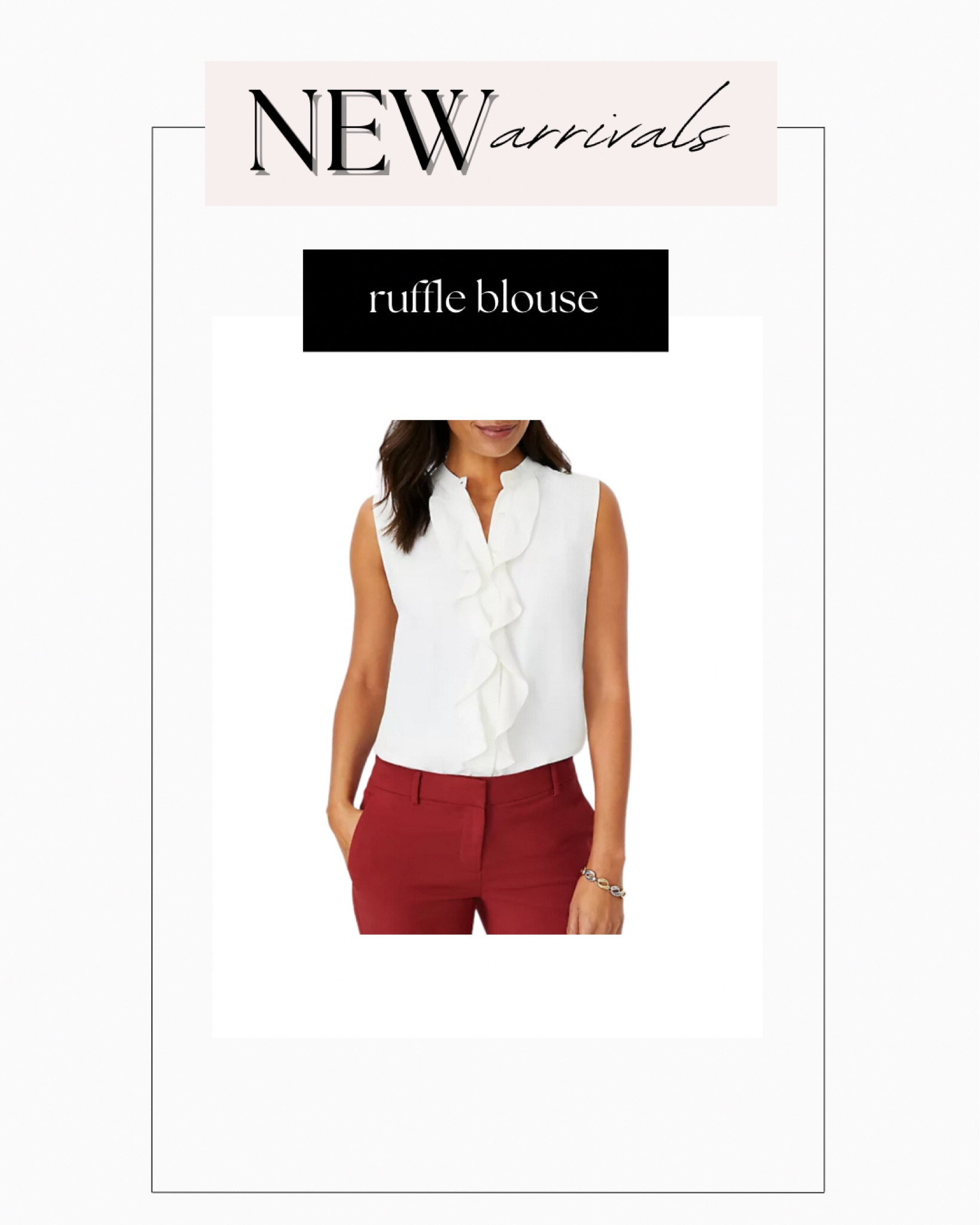 Cascading Ruffle Shell curated on LTK