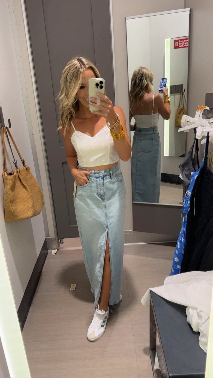 Women's Eyelet Bra Tank Top - … curated on LTK