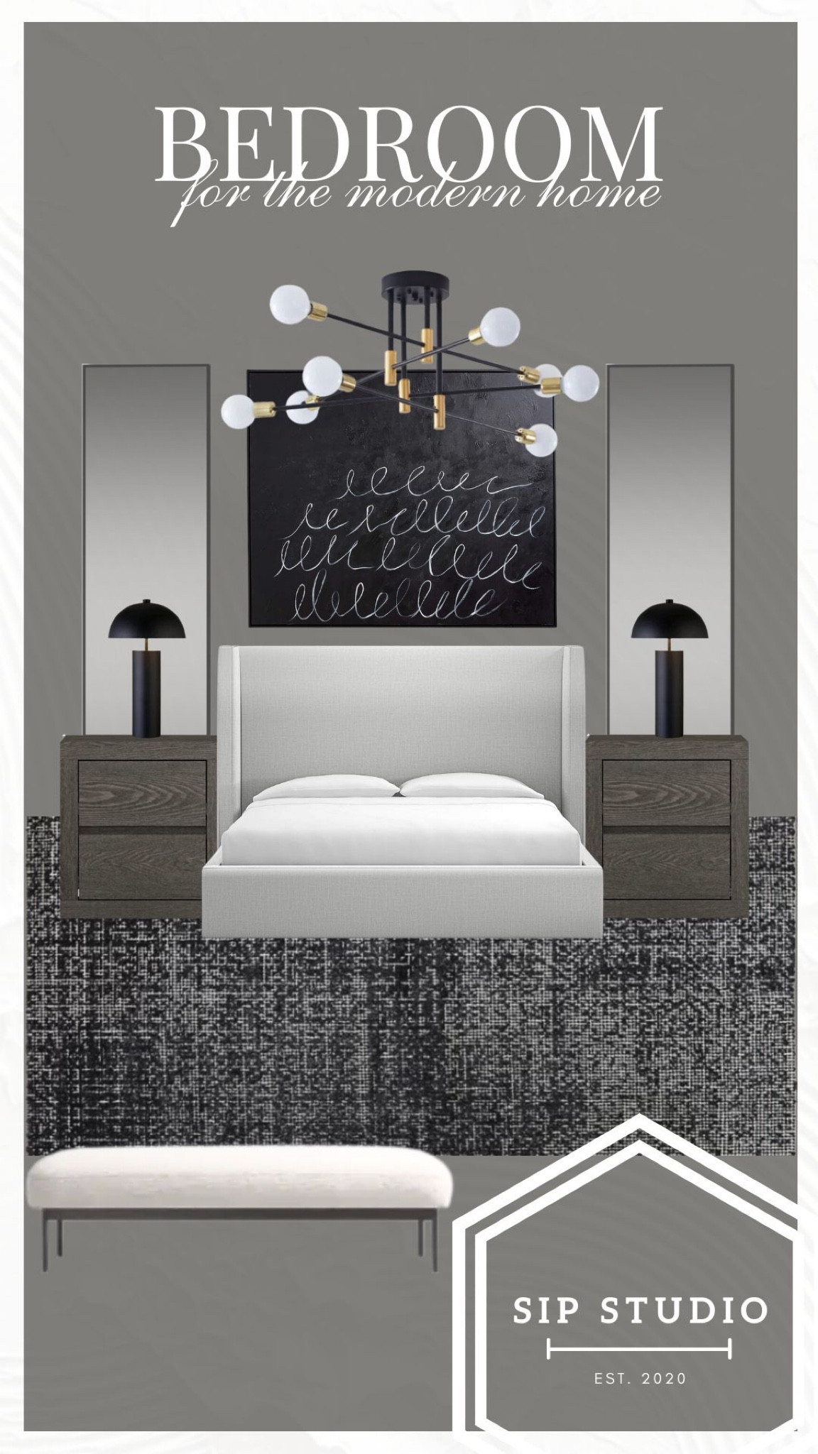 Arden Upholstered Grey King Bed … curated on LTK
