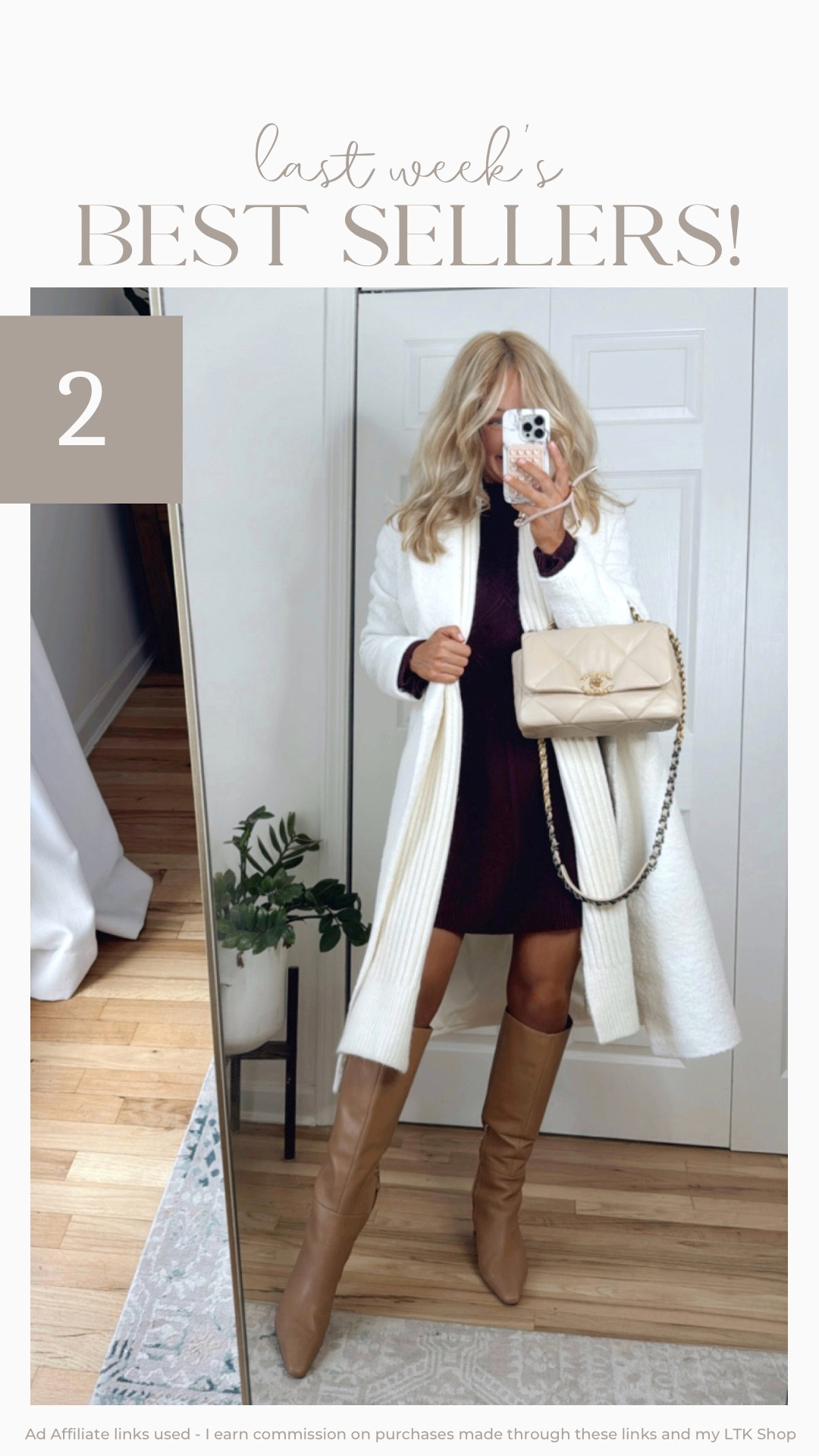 Boucle One Button Coat curated on LTK