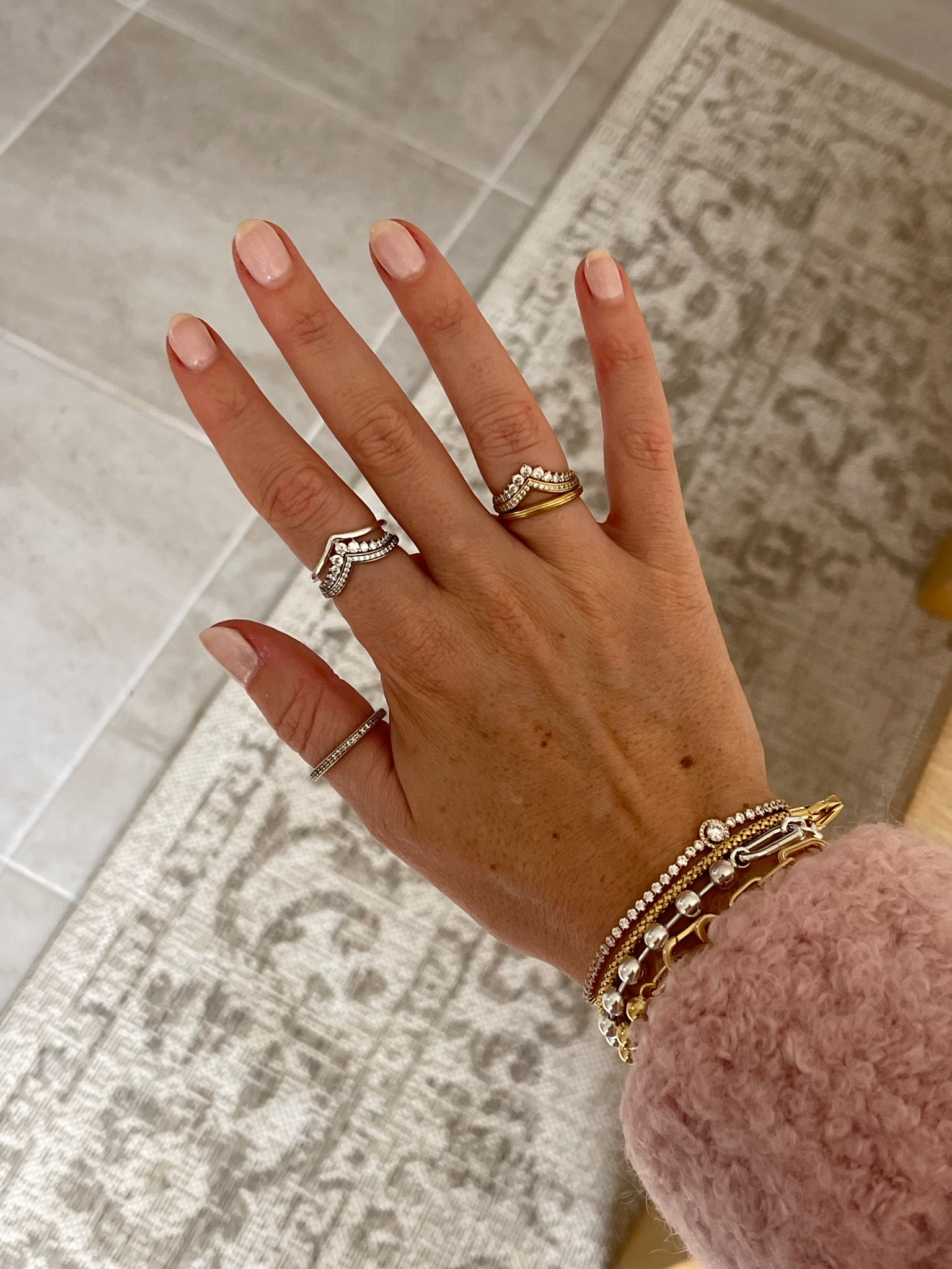 Pandora ME Black Pavé Ring curated on LTK