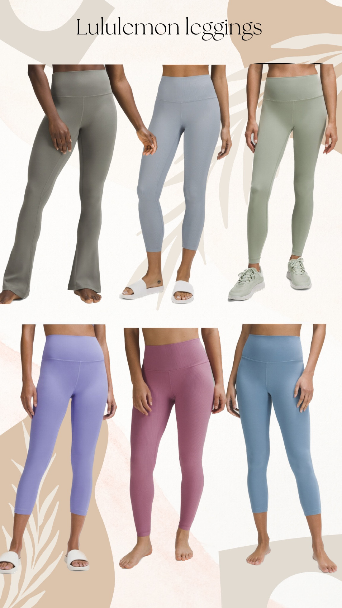 Lululemon Leggings Color