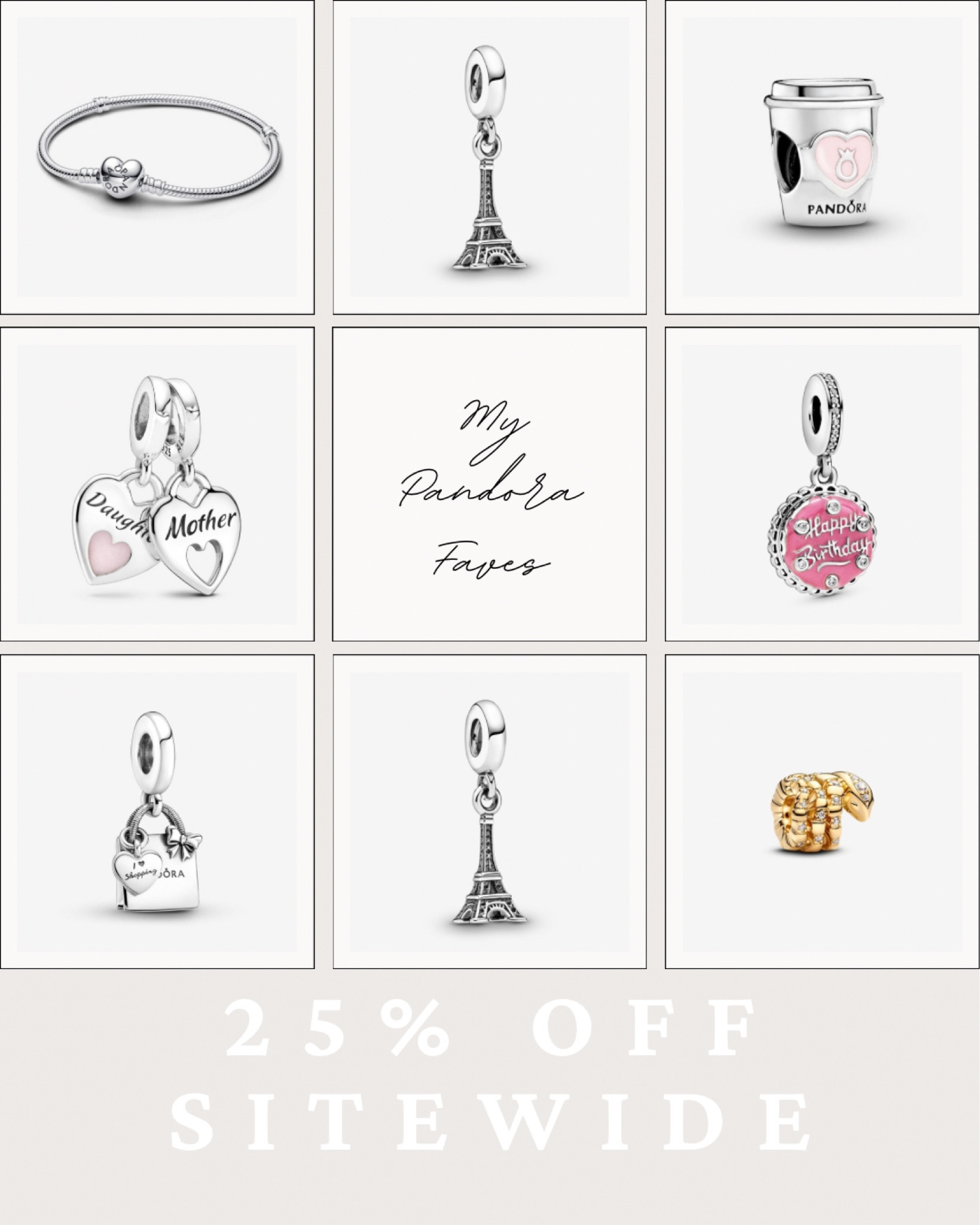 Double Heart Split Dangle Charm curated on LTK