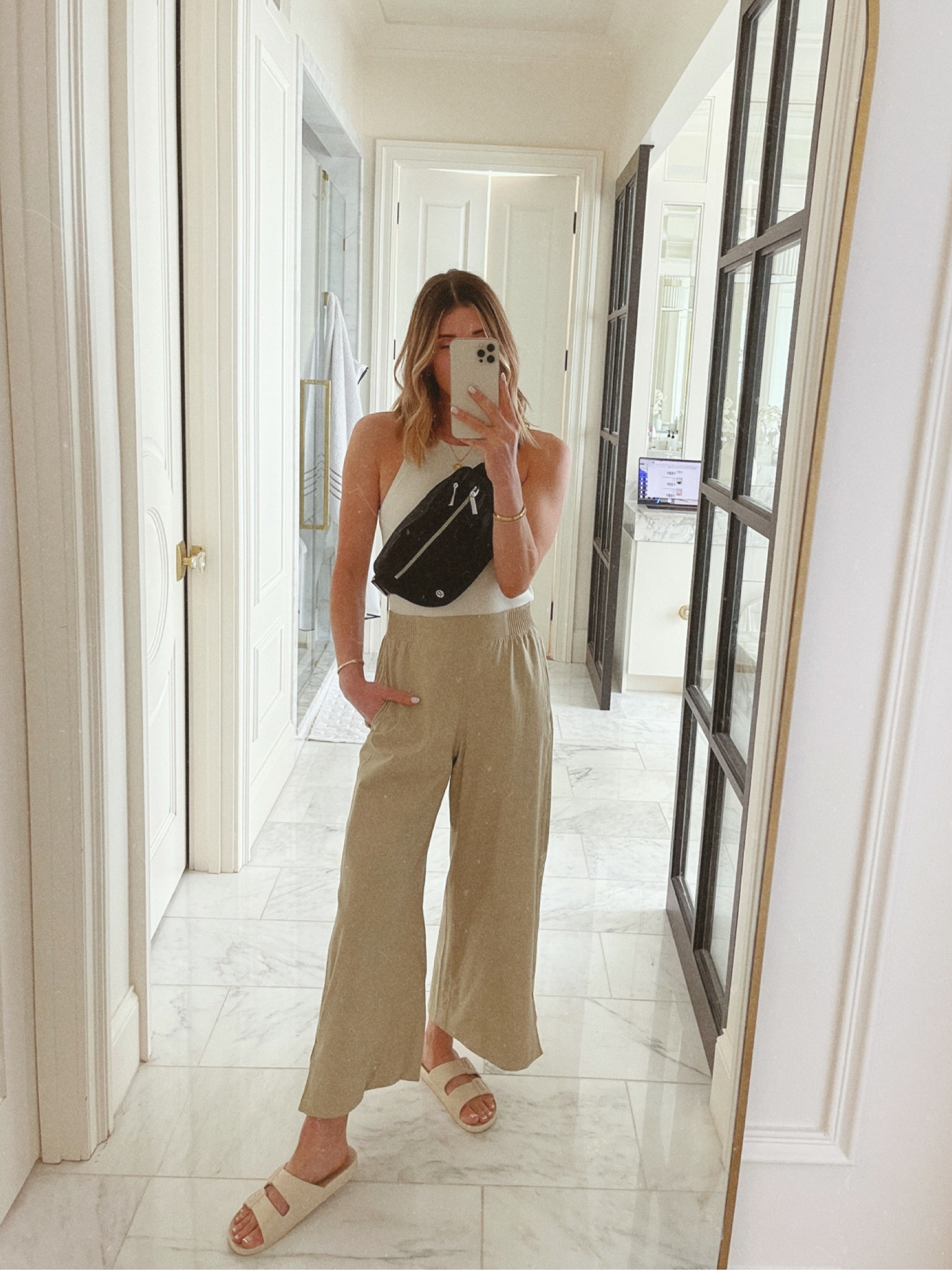 Stretch Woven Wide-Leg High-Rise … curated on LTK