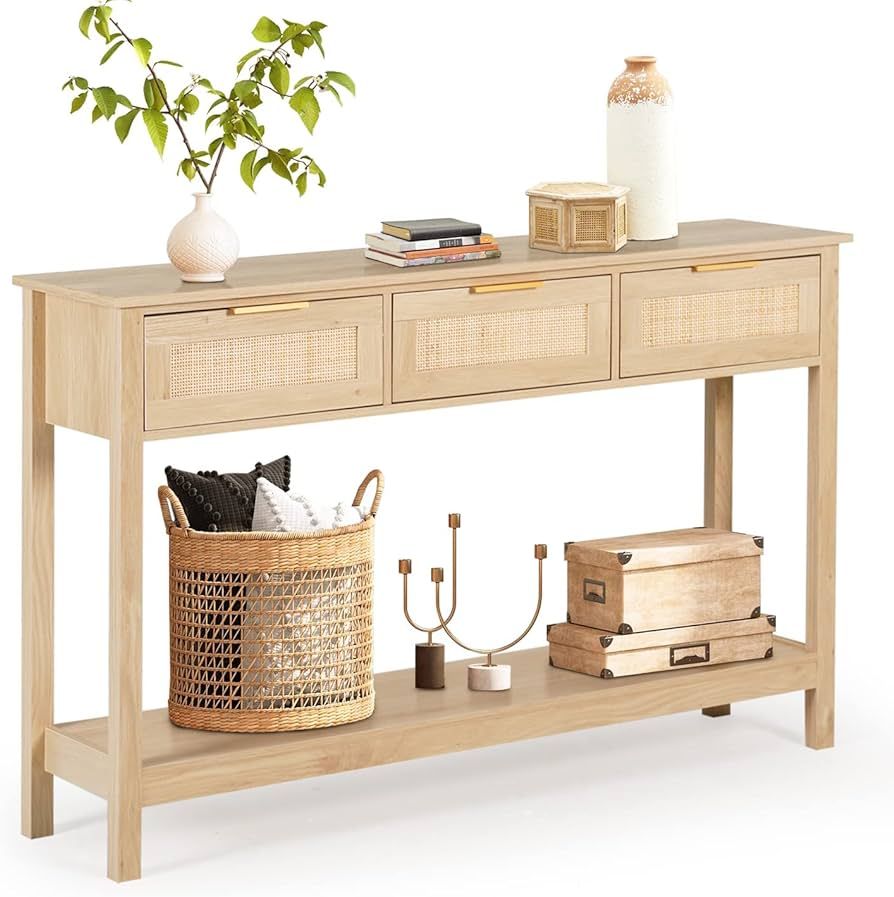 LAZZO Rattan Console Table Boho … curated on LTK