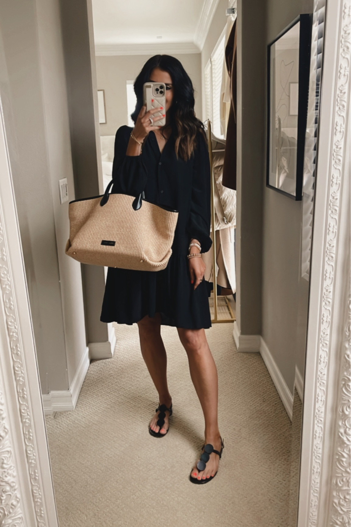 Button Front Ruffle Hem Mini Shirt … curated on LTK