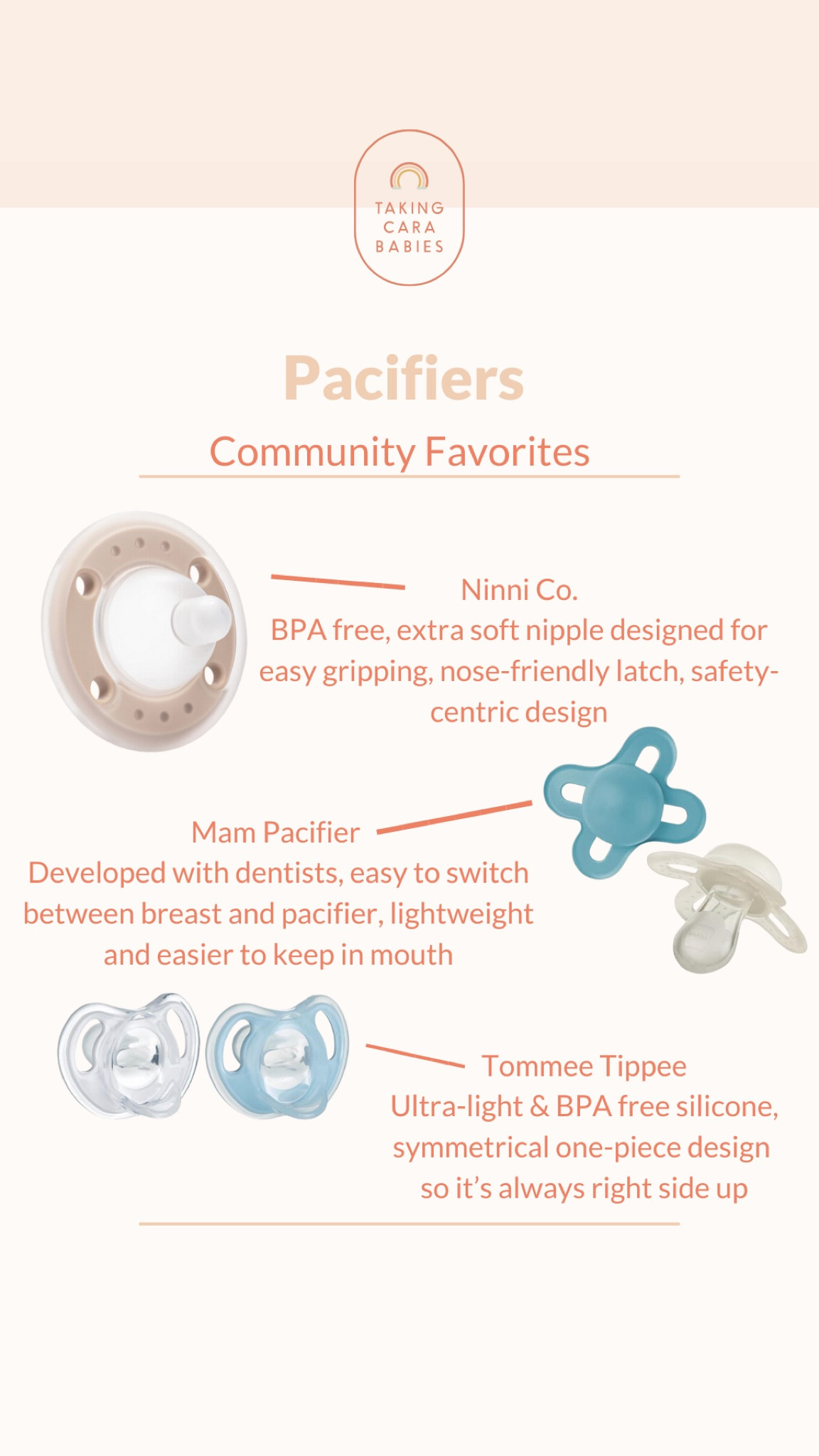 Ninni Pacifier Oatmeal 1 Pack curated on LTK