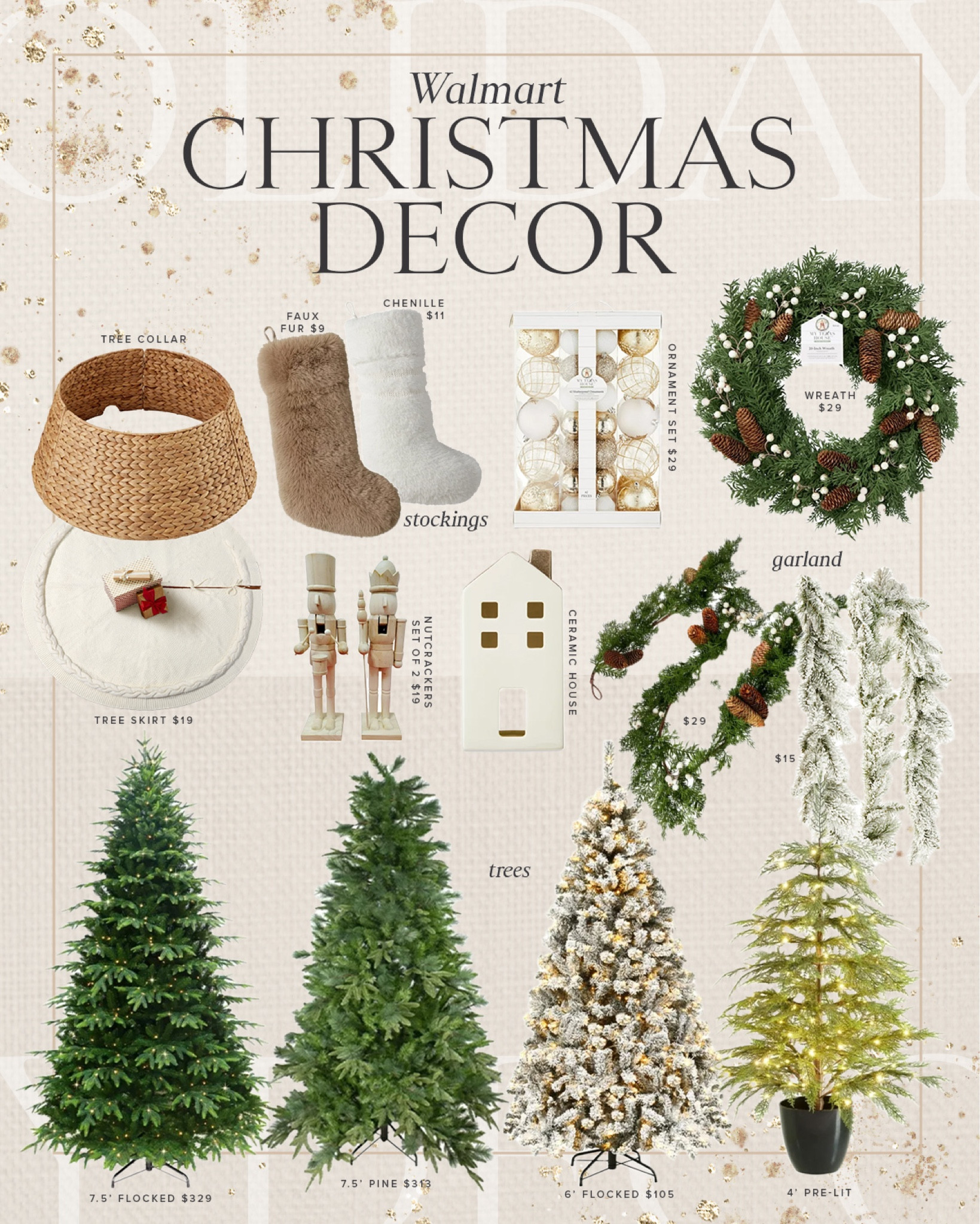 Christmas Wooden Beige Color … curated on LTK