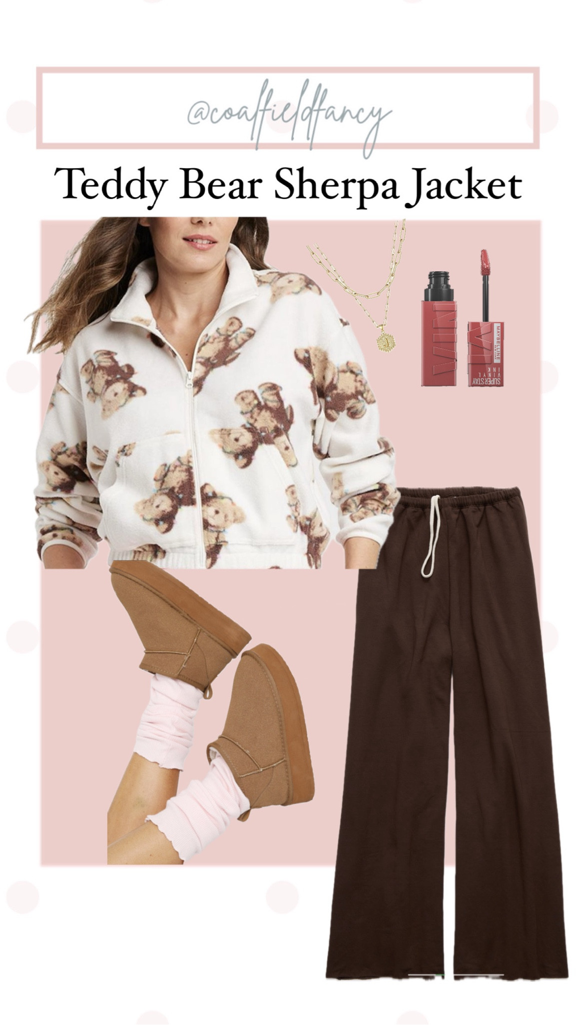 Women's Teddy Bear Sherpa Graphic … curated on LTK