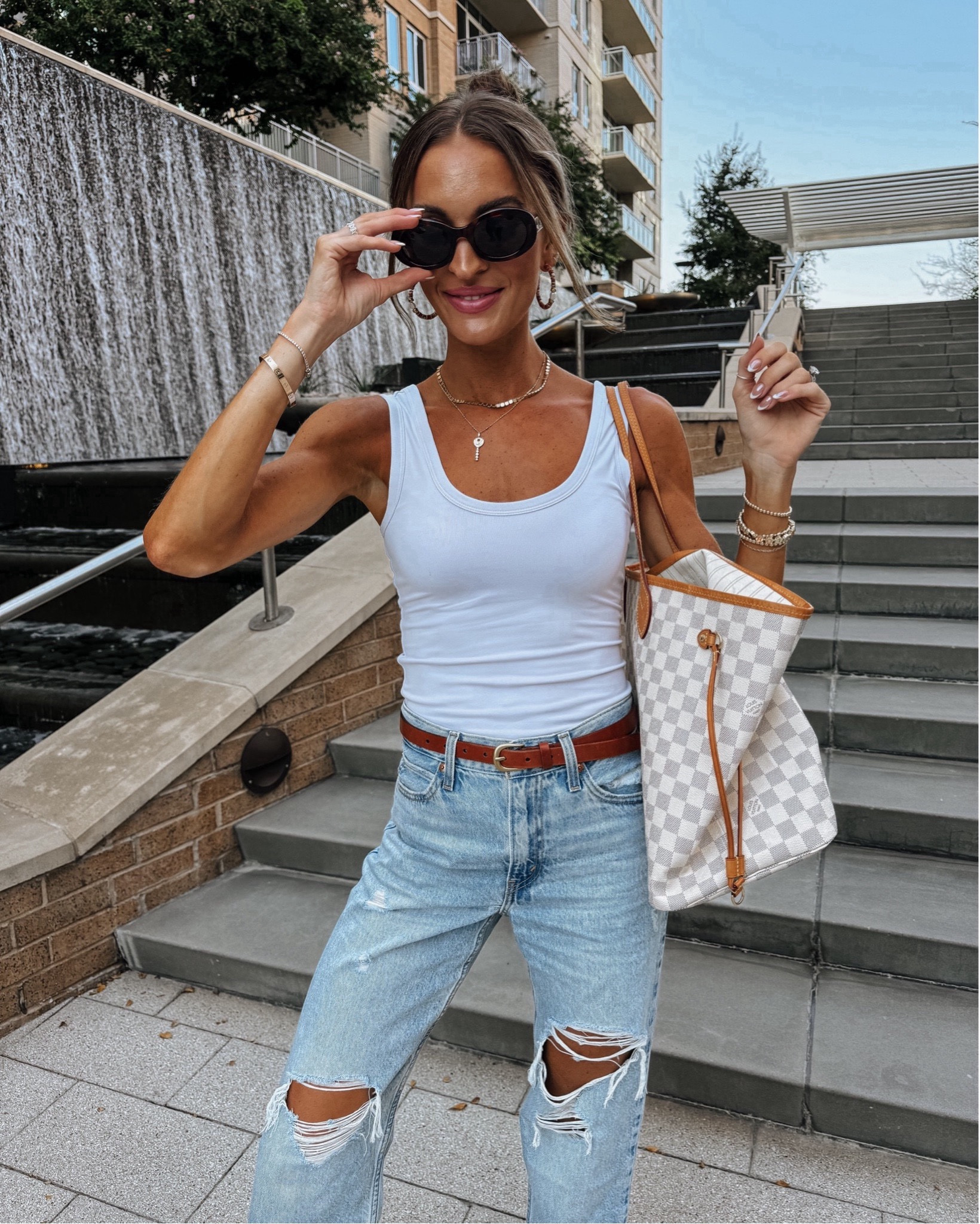 Seamless Scoop Tank Bodysuit curated on LTK