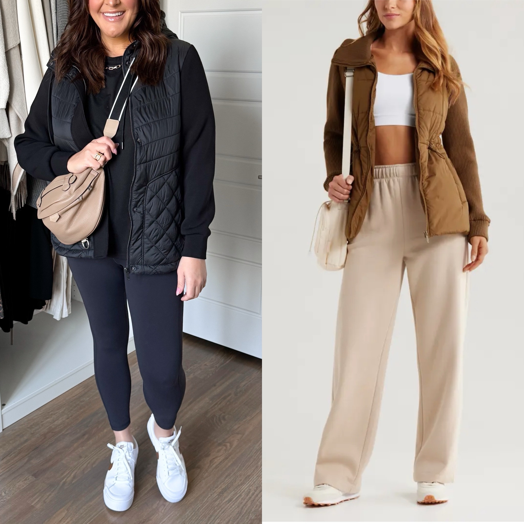 Zella Quilted Rib Mix Hybrid Jacket curated on LTK