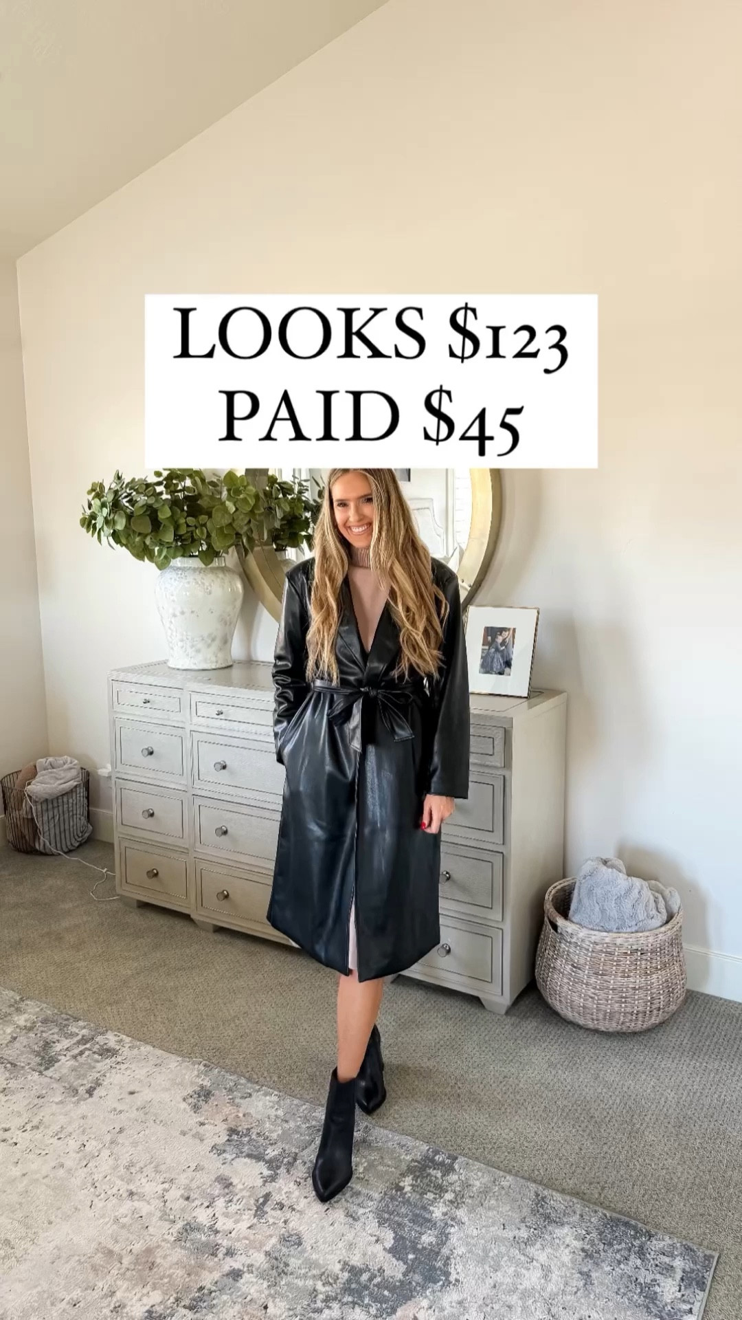 Scoop Women's Faux Leather Trench … curated on LTK