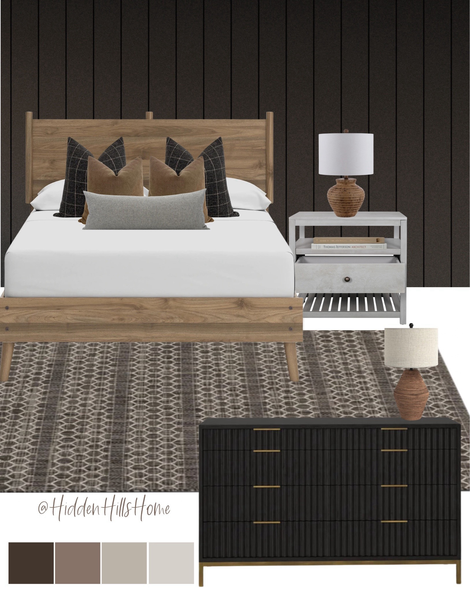 Aprilyn Full Panel Bed curated on LTK