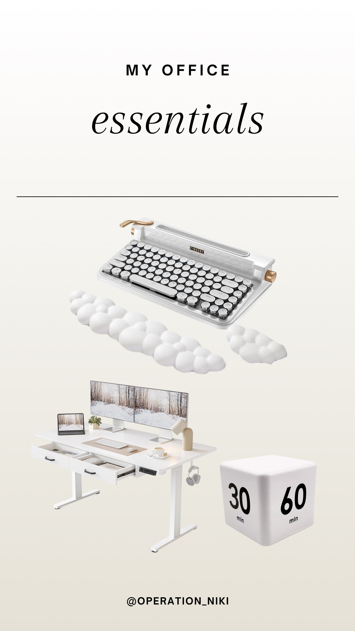 Keyboard Cloud Wrist Rest … curated on LTK