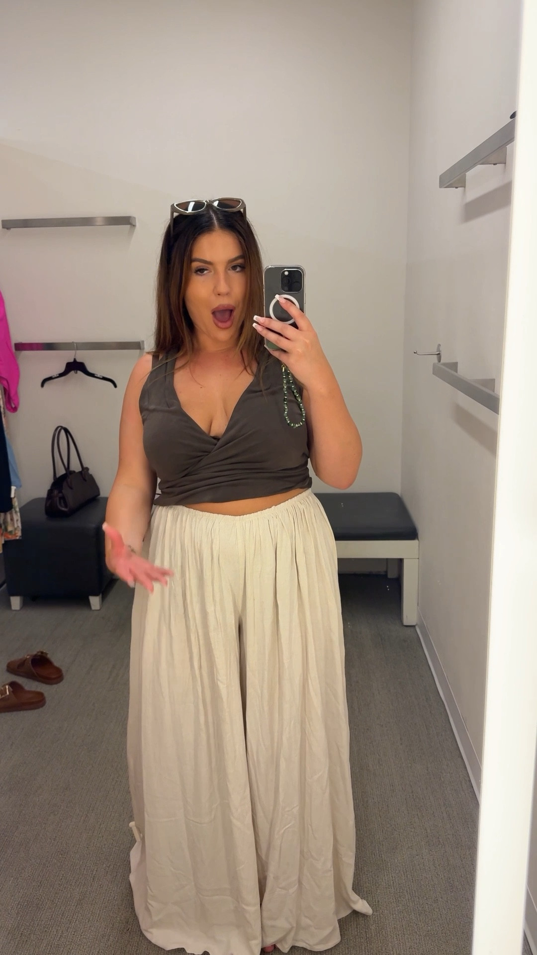Halter-neck crossover top - Women curated on LTK