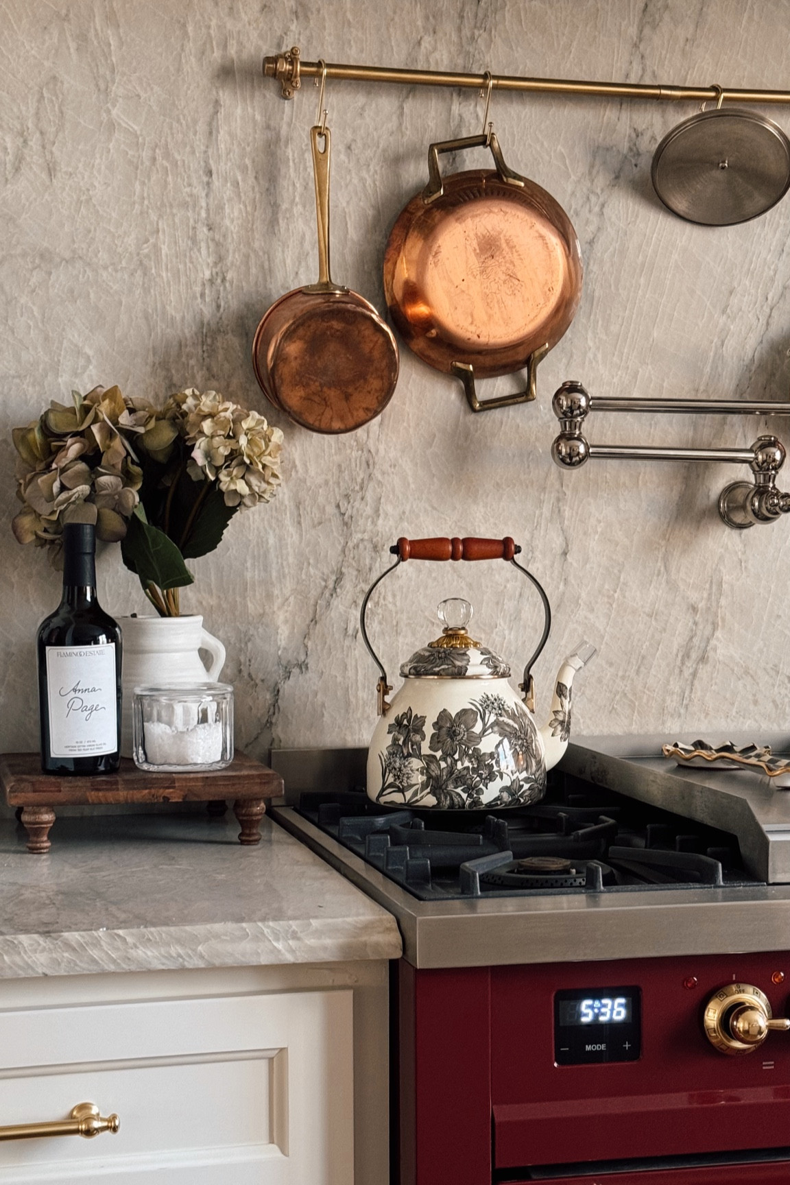 Brass Pot and Pan Rail Kitchen … curated on LTK