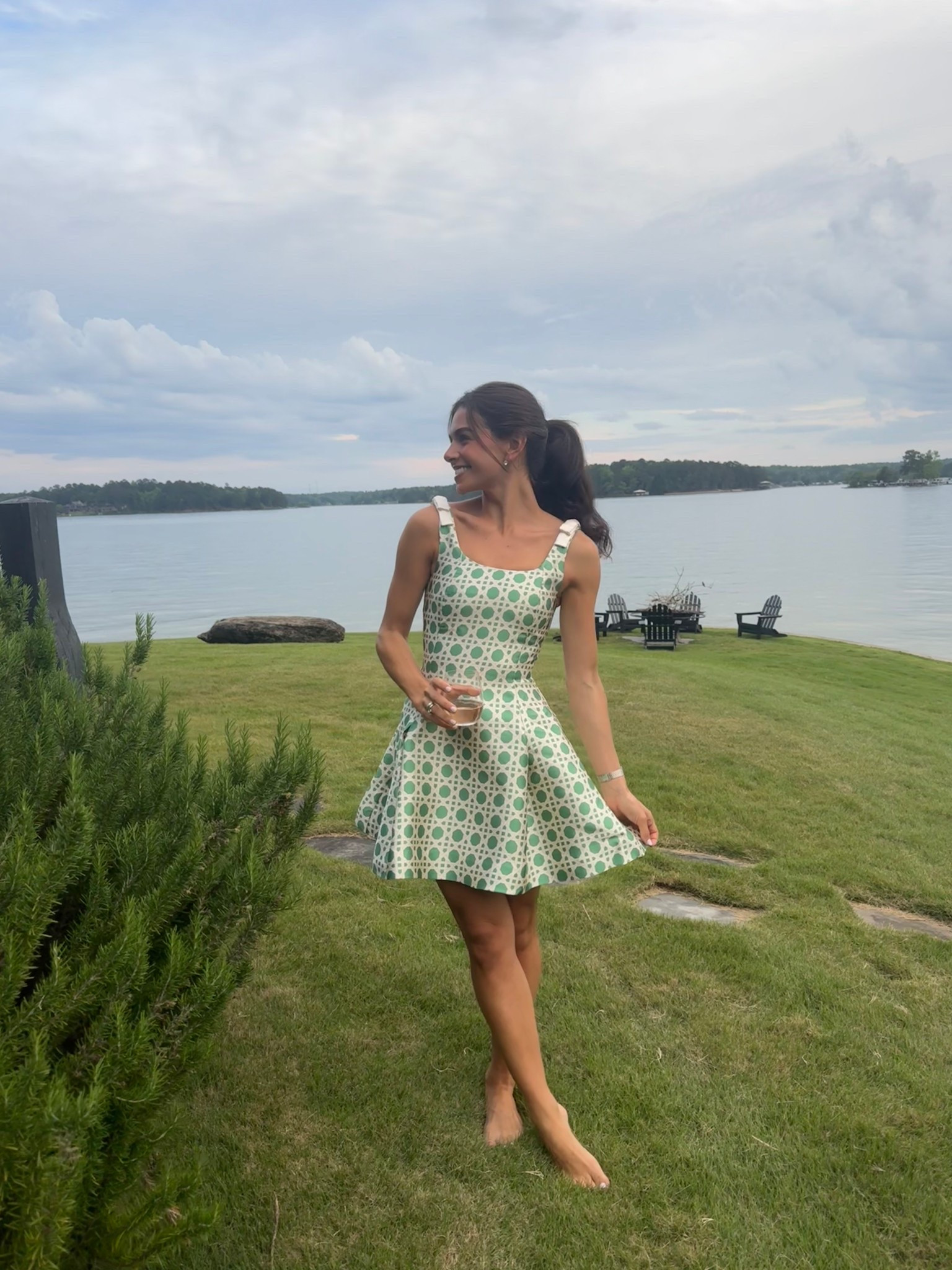 Gillian Bow Mini Dress - Solihiya … curated on LTK