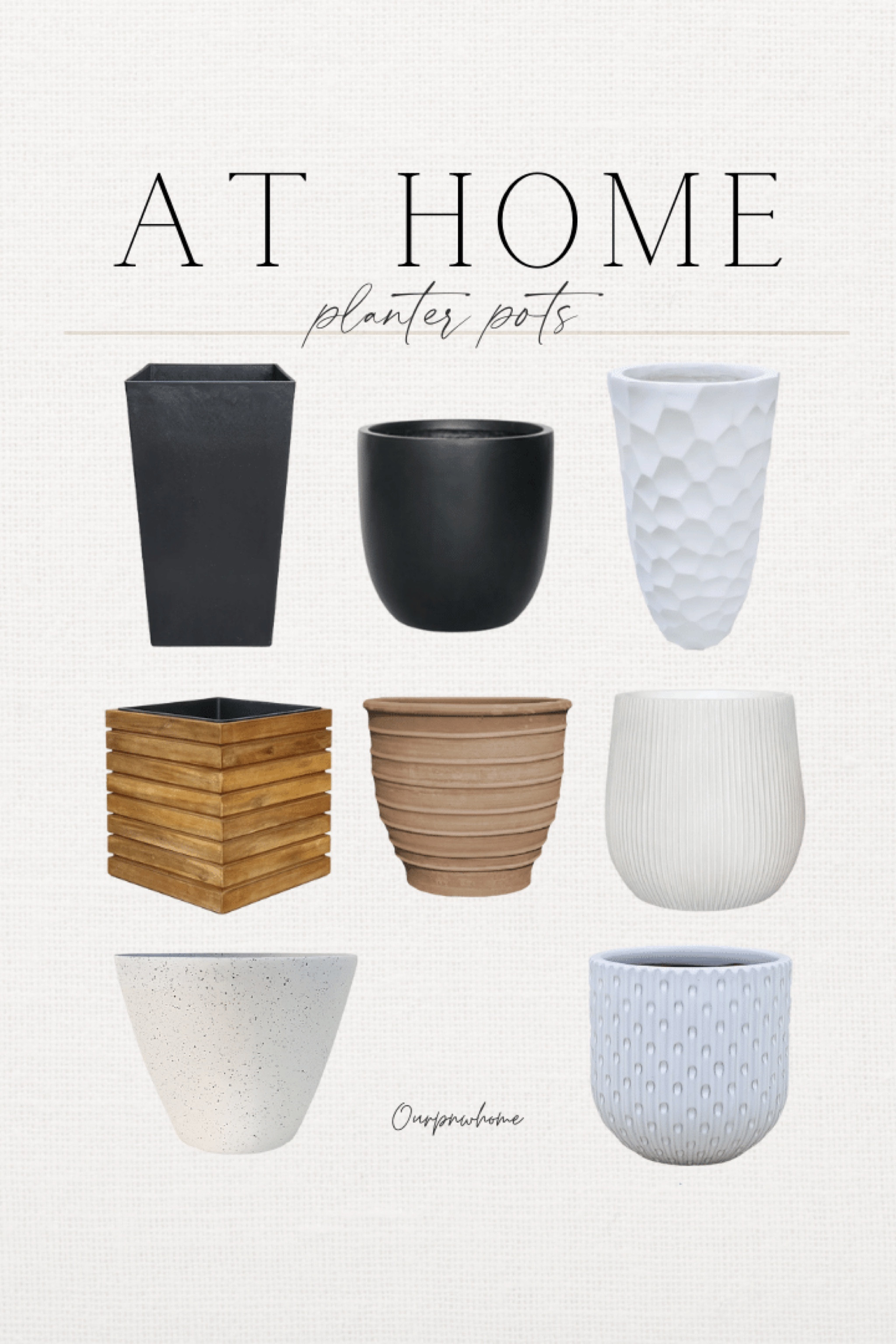 Black Planter, 21" curated on LTK