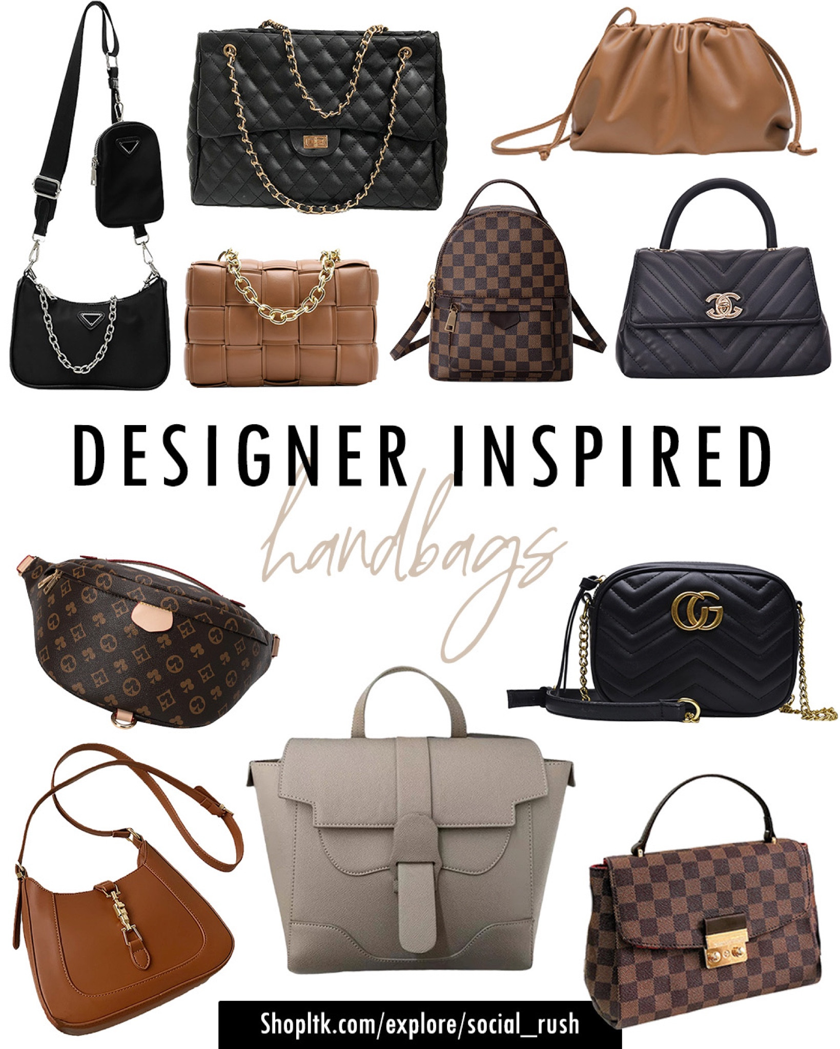 Designer inspired bags online