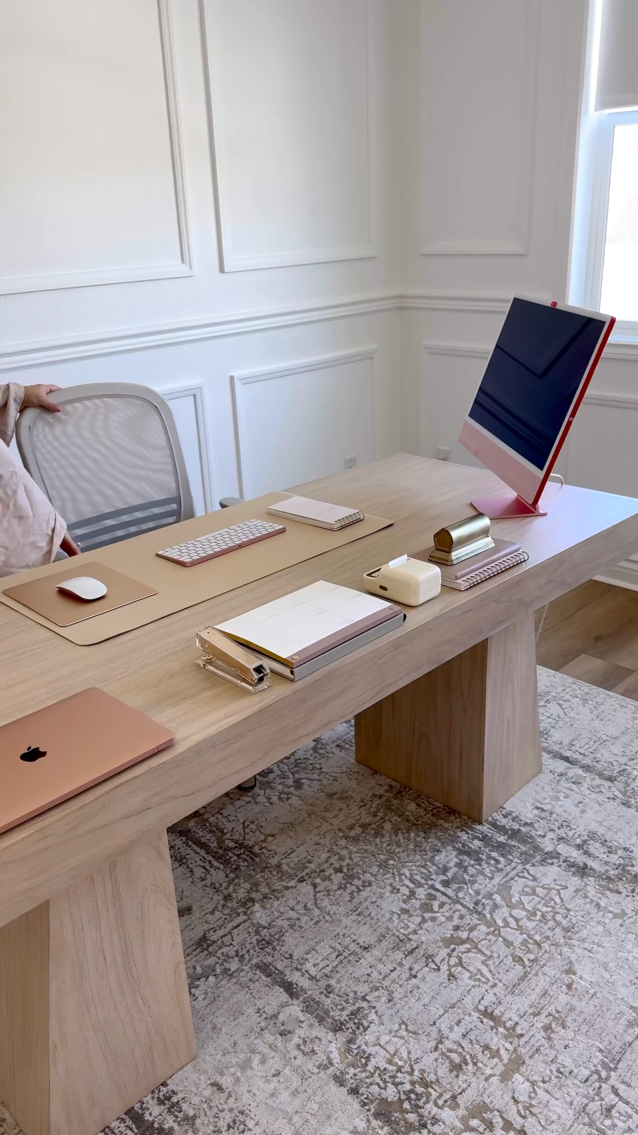 Ridge Modern Bleached Oak Desk … curated on LTK
