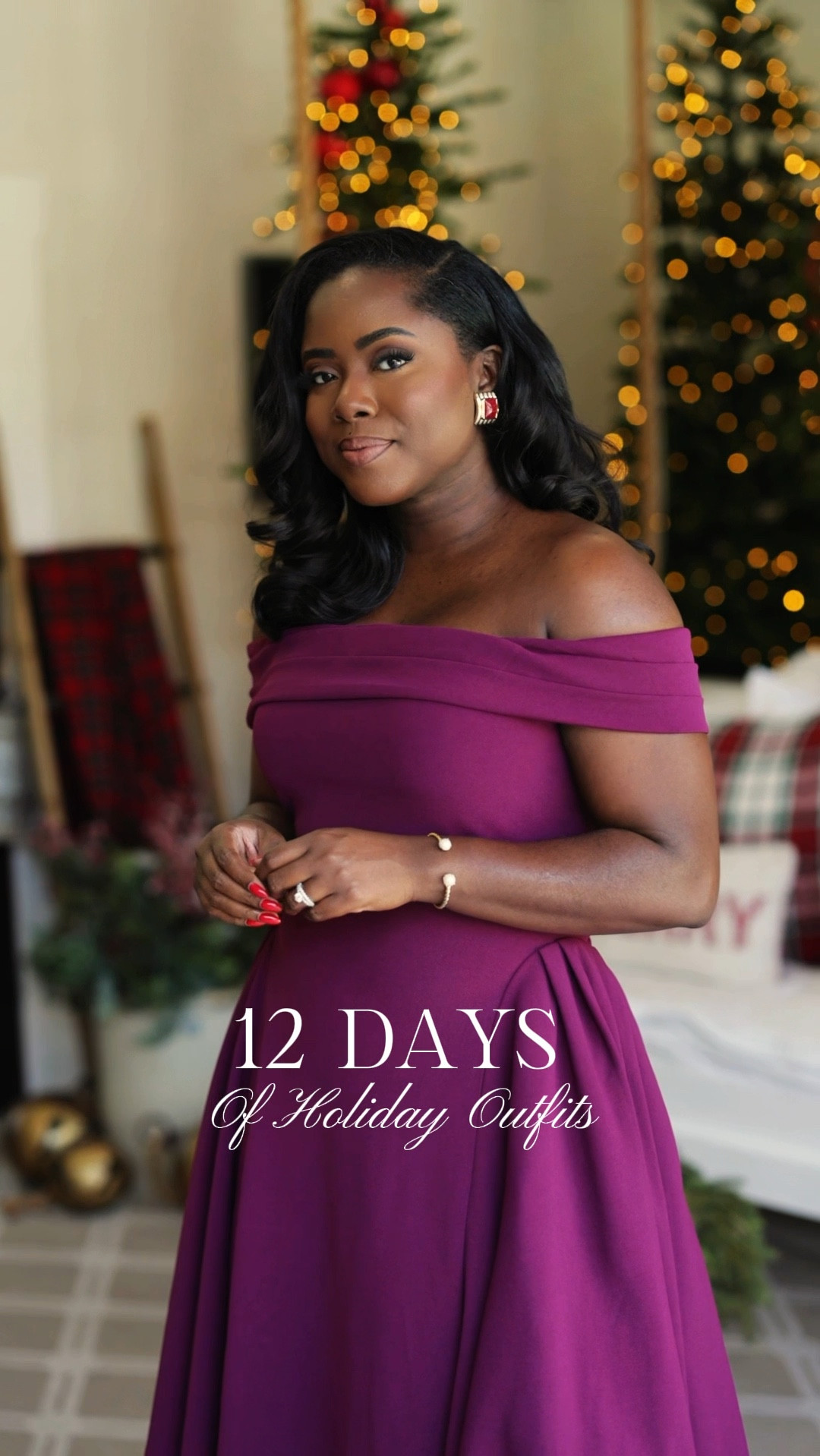 Miranda Midi Dress - Red curated on LTK