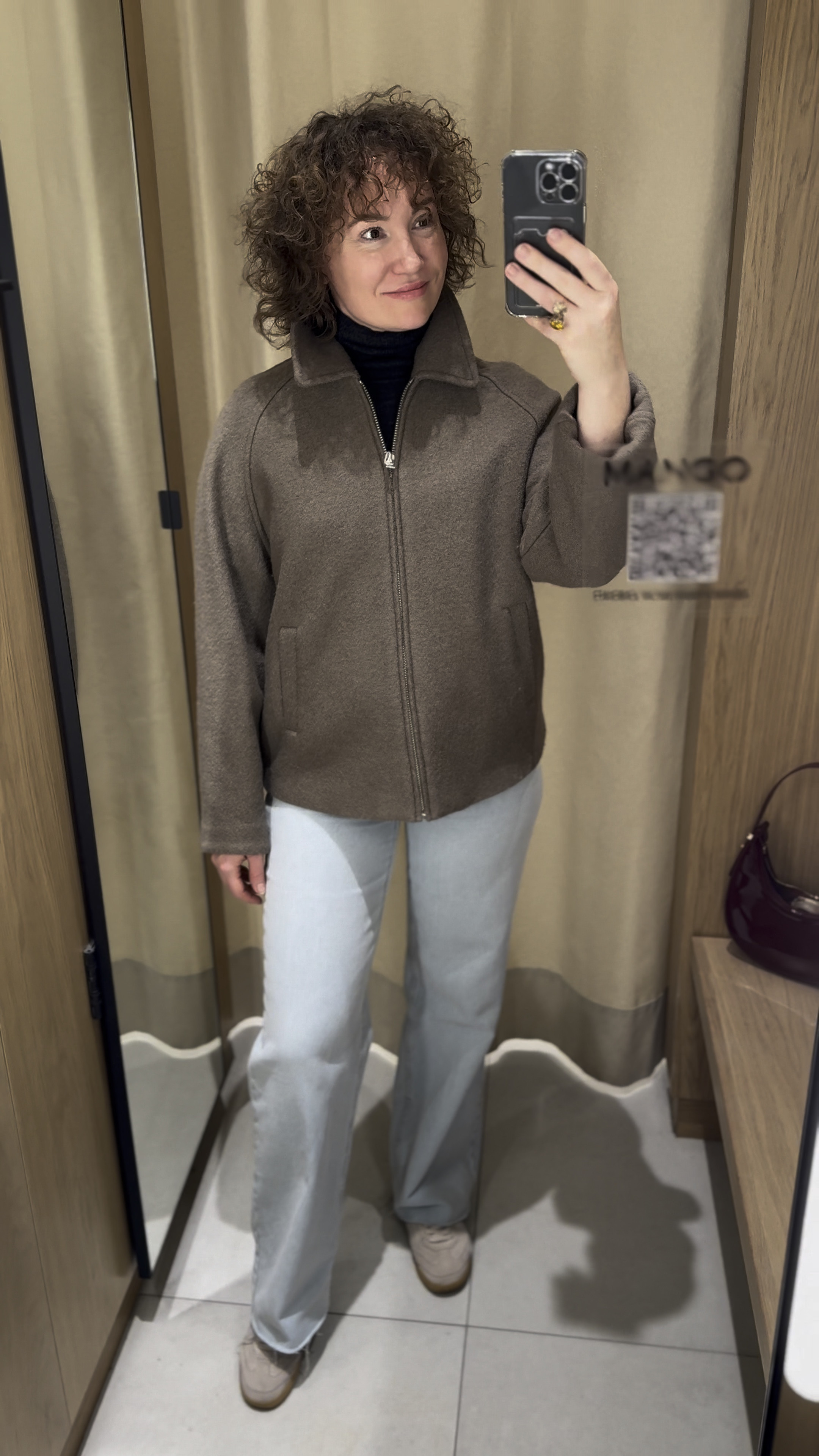 Wool-blend jacket with pockets curated on LTK