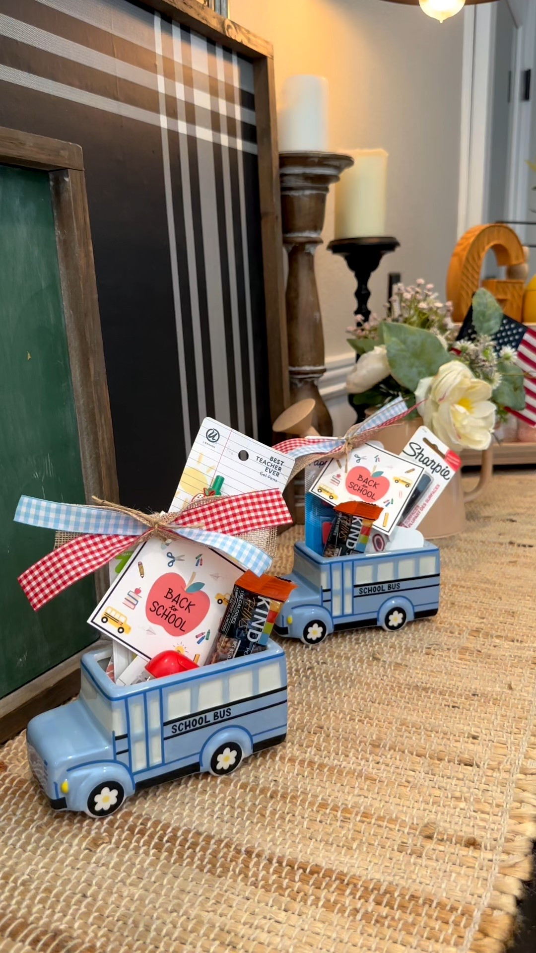 6" Blue Ceramic School Bus … curated on LTK