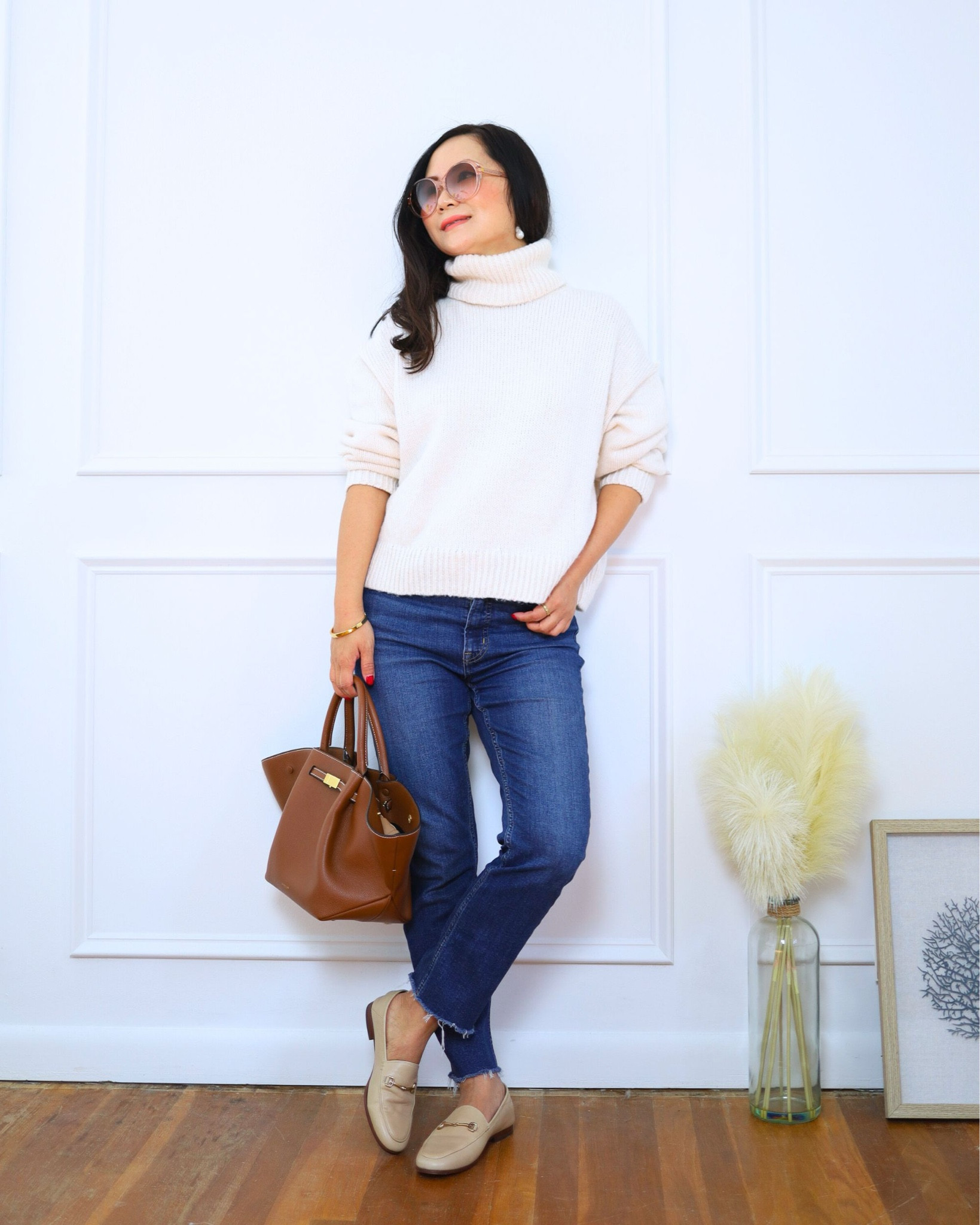 Oversized Turtleneck Sweater - … curated on LTK