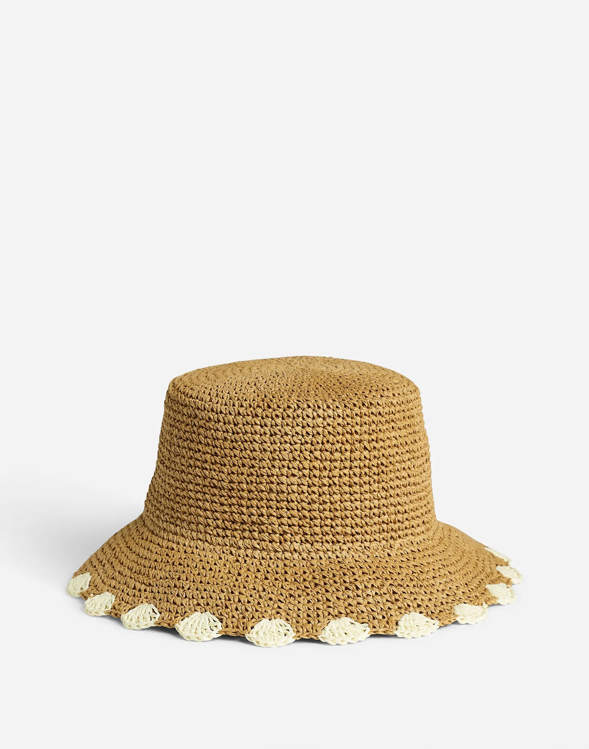 Scalloped-Brim Straw Hat curated on LTK